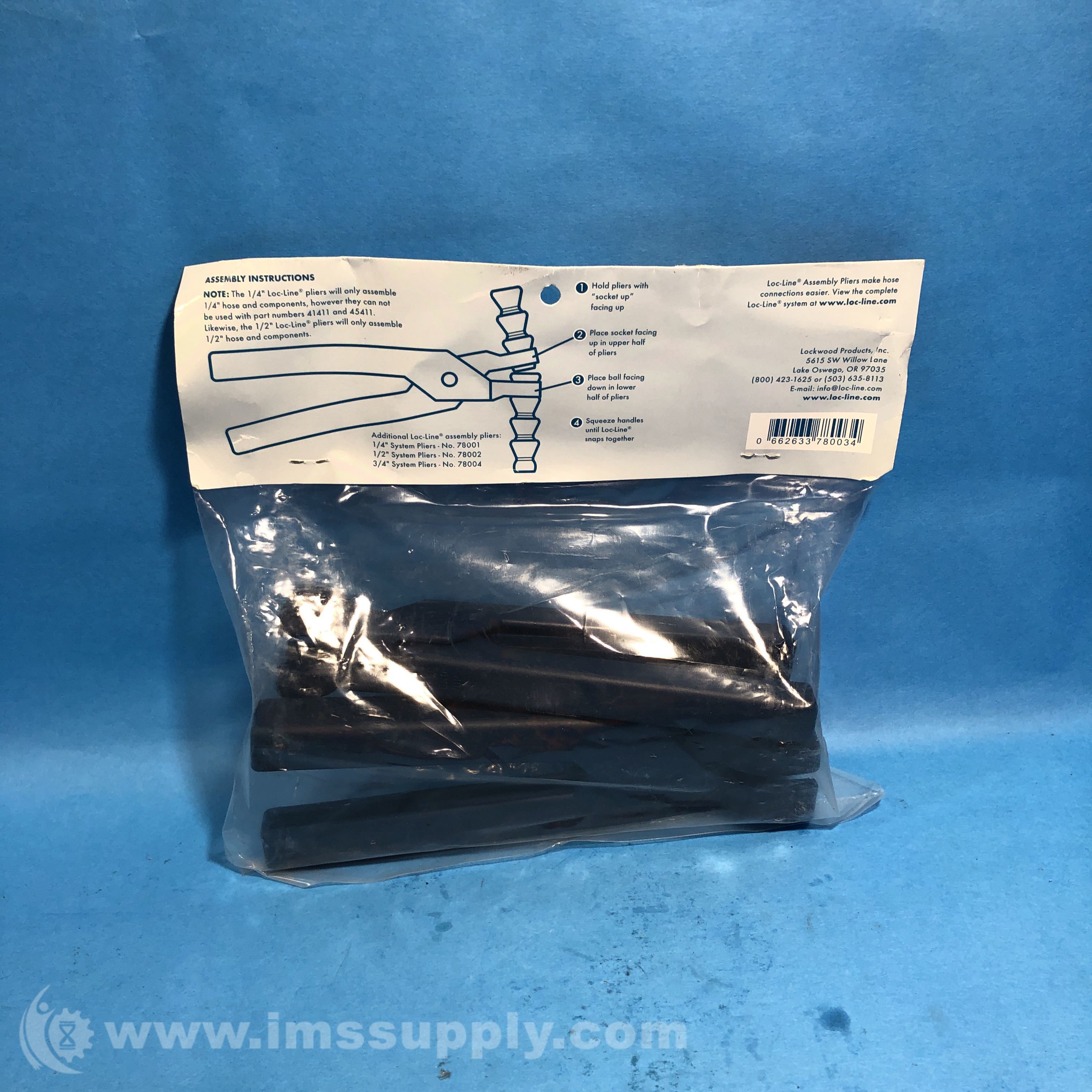 Loc Line 78003 1/4 and 1/2 Hose Assembly Pliers Pack - IMS Supply