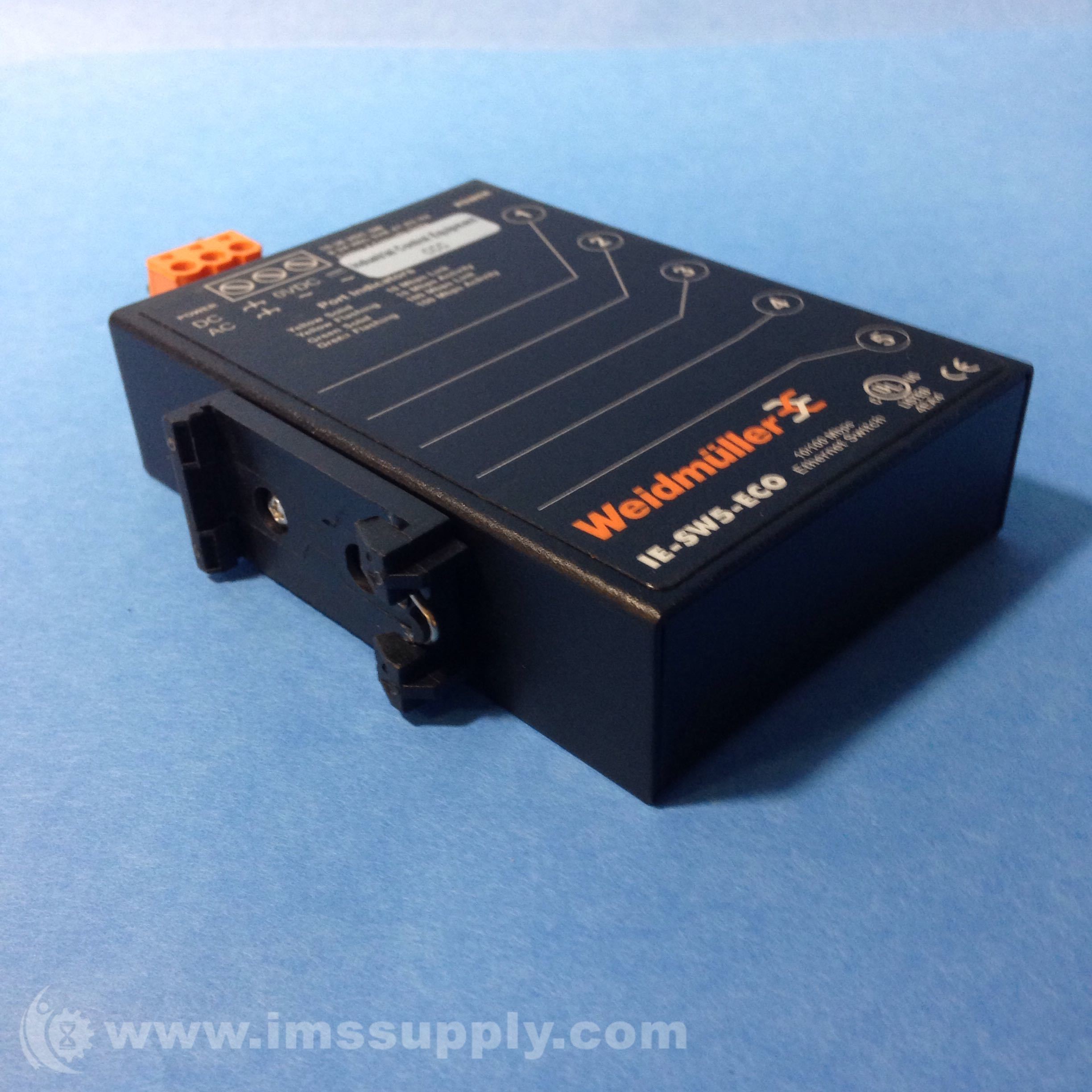 Weidmuller IE-SW5-ECO Ethernet Switch - IMS Supply