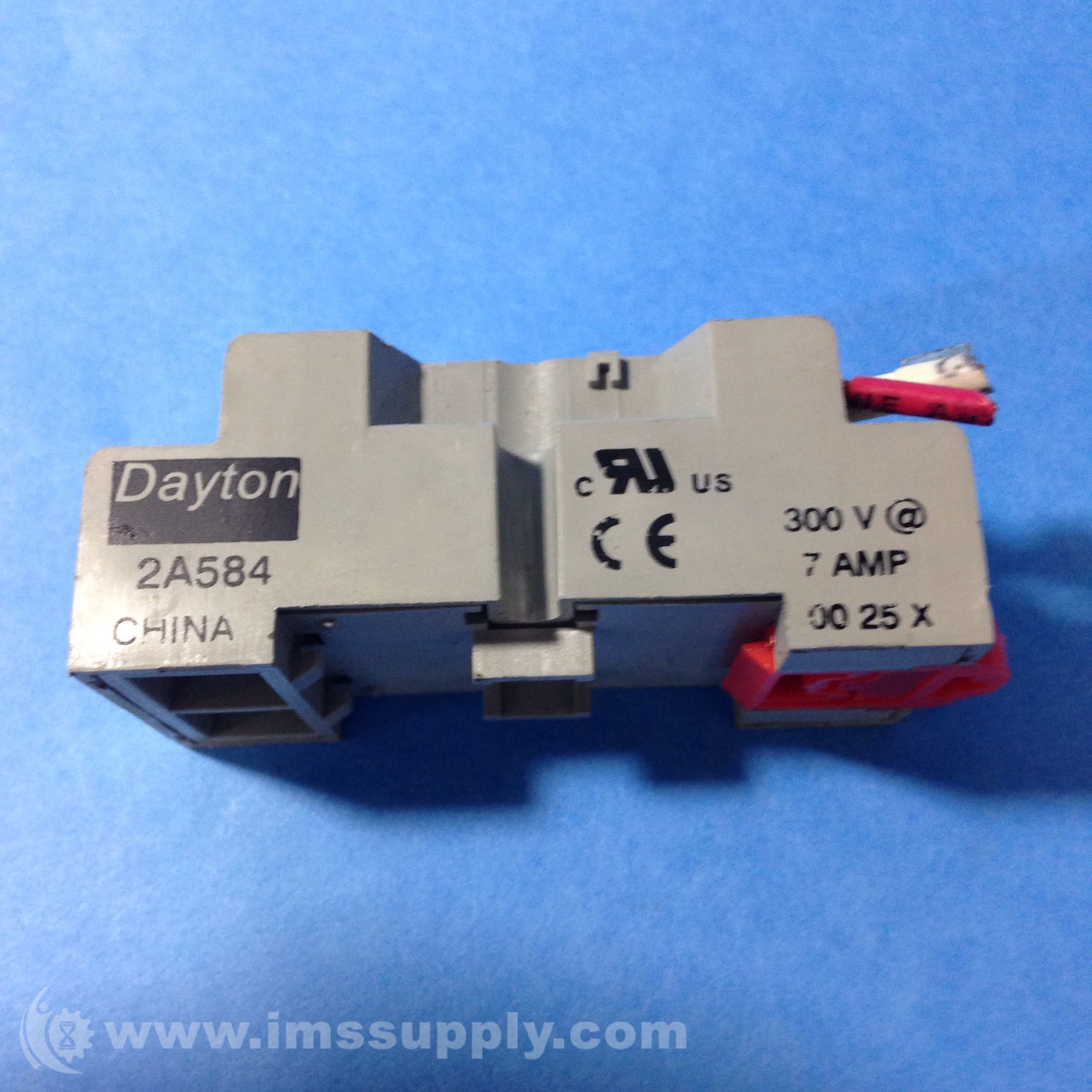 Dayton 2A584 Relay Socket - IMS Supply
