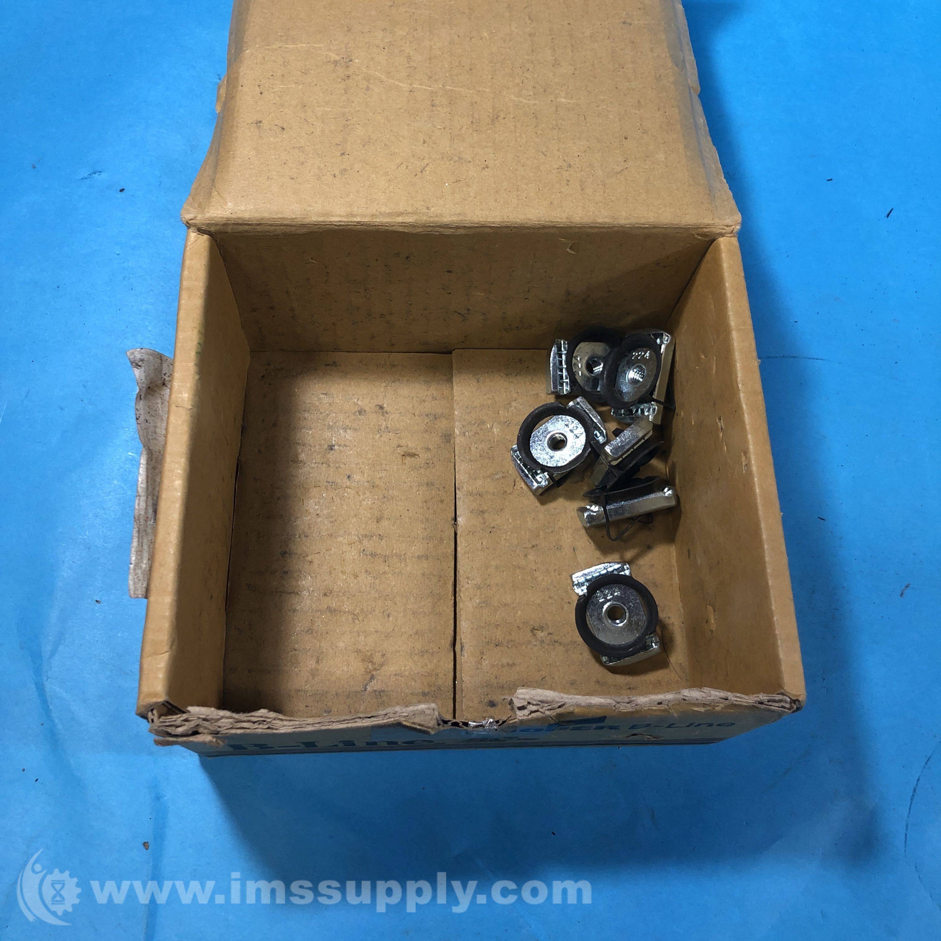 B-LINE TN224 Box of 100 Steel Electro-Plated Twirl Channel Nut - IMS Supply