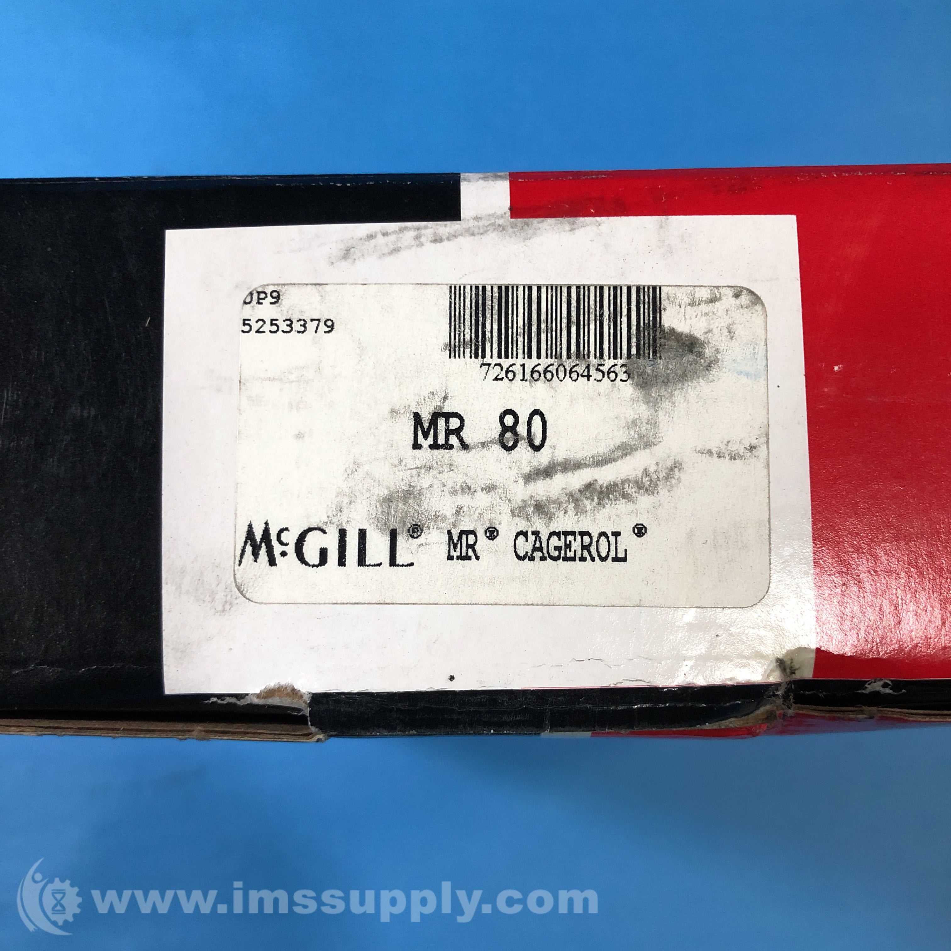 McGill MR80 MR 80 Needle Roller Bearing - 5.0000 in Bore, 6.5000 - IMS ...