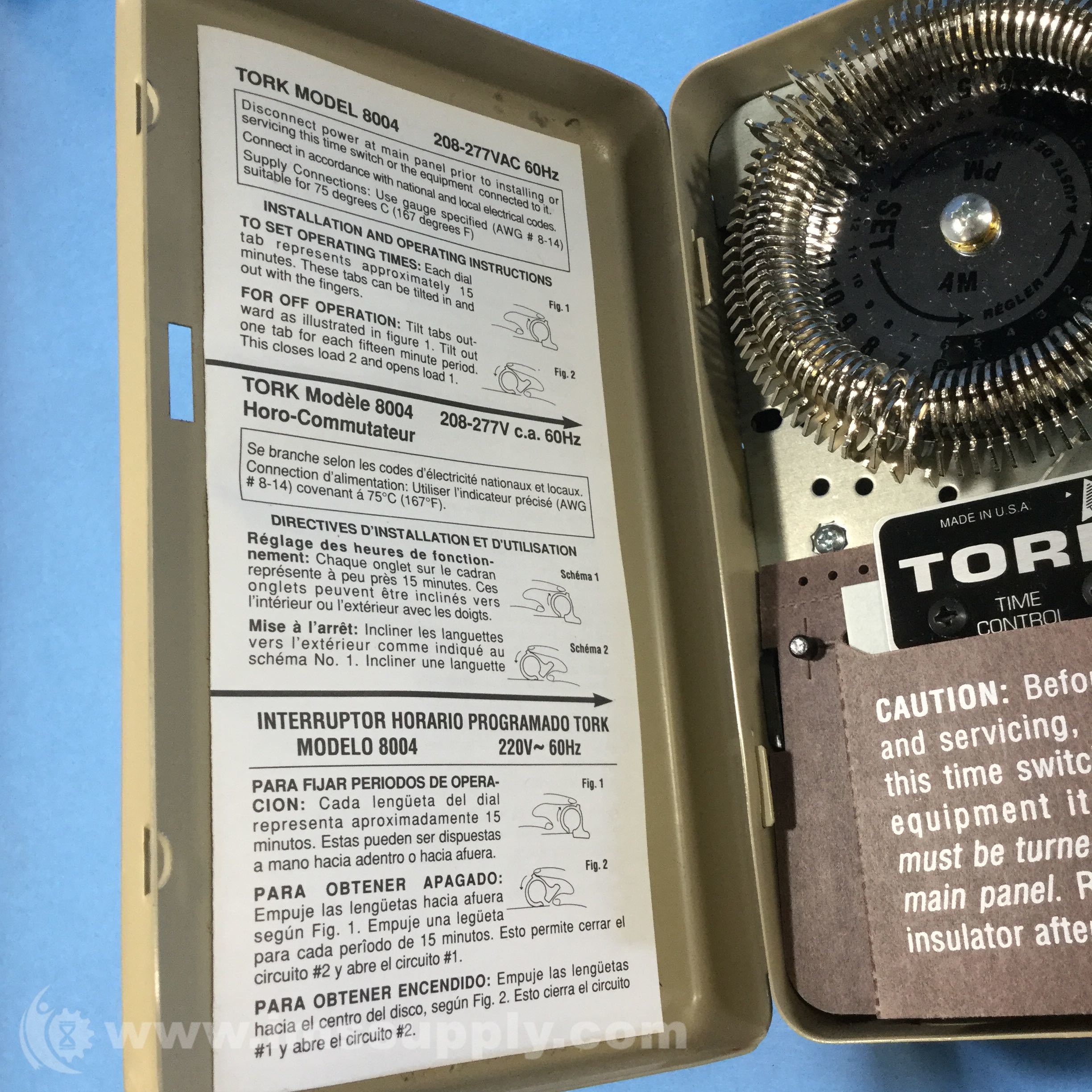 Tork 8004 Electromechanical Timer - IMS Supply
