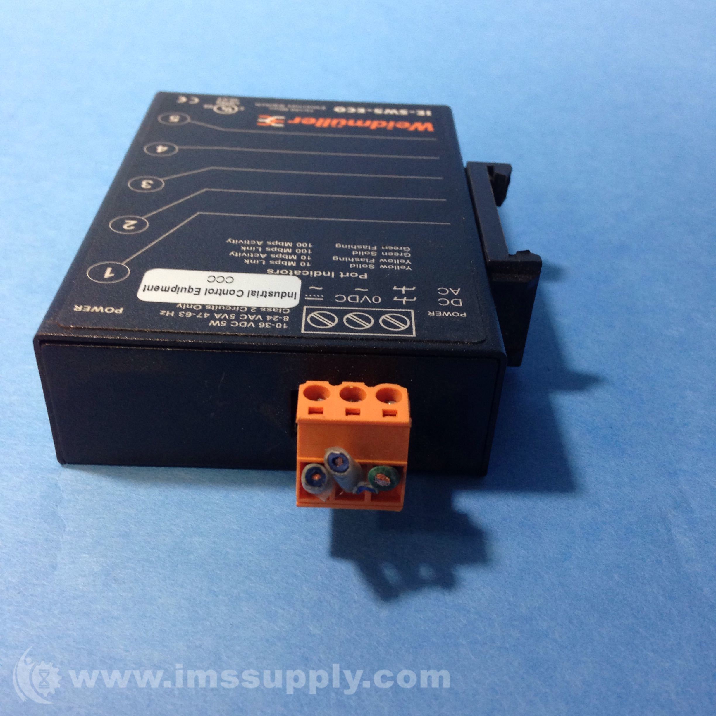 Weidmuller IE-SW5-ECO Ethernet Switch - IMS Supply