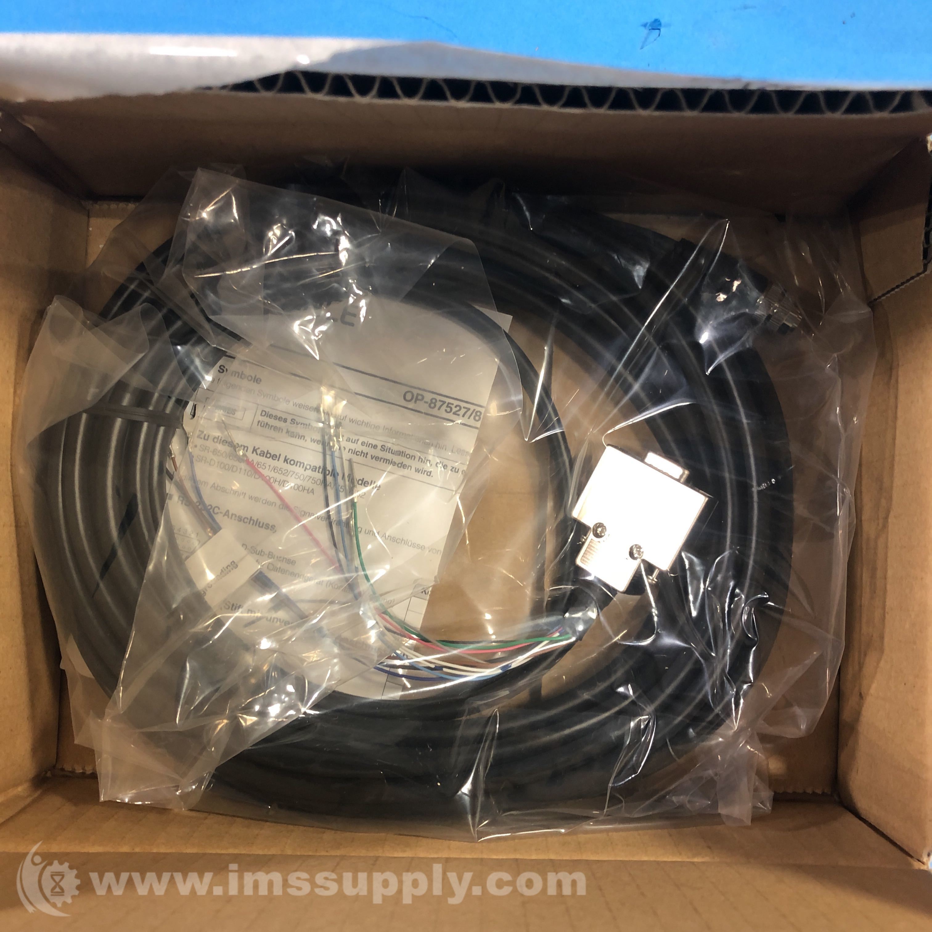 Keyence OP-87529 Cable, M12 8-PIN, 10M LG - IMS Supply