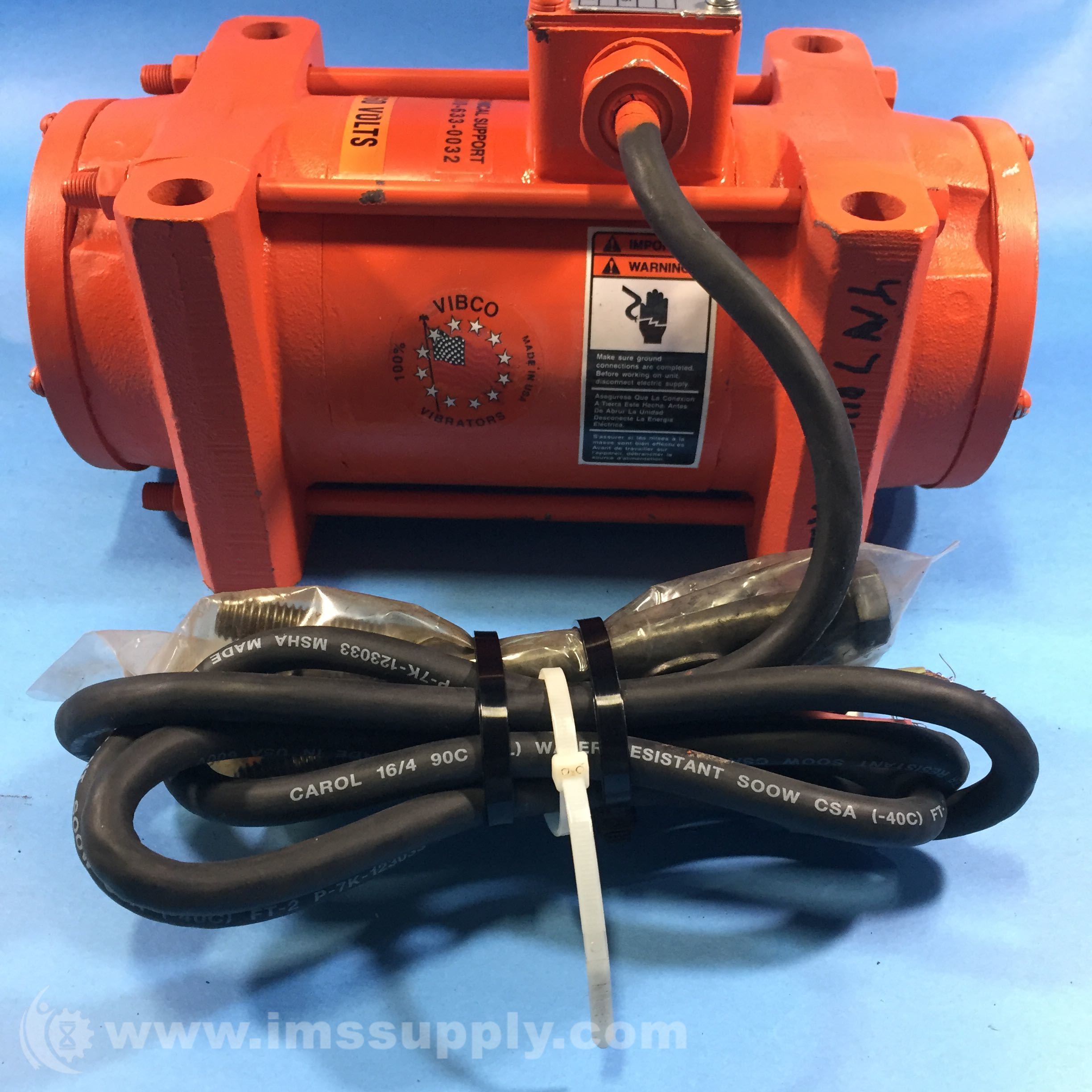 Vibco Inc 2P-200R Electric Vibrator, 230 - 460 Volt, 1/.5 Amp - IMS Supply