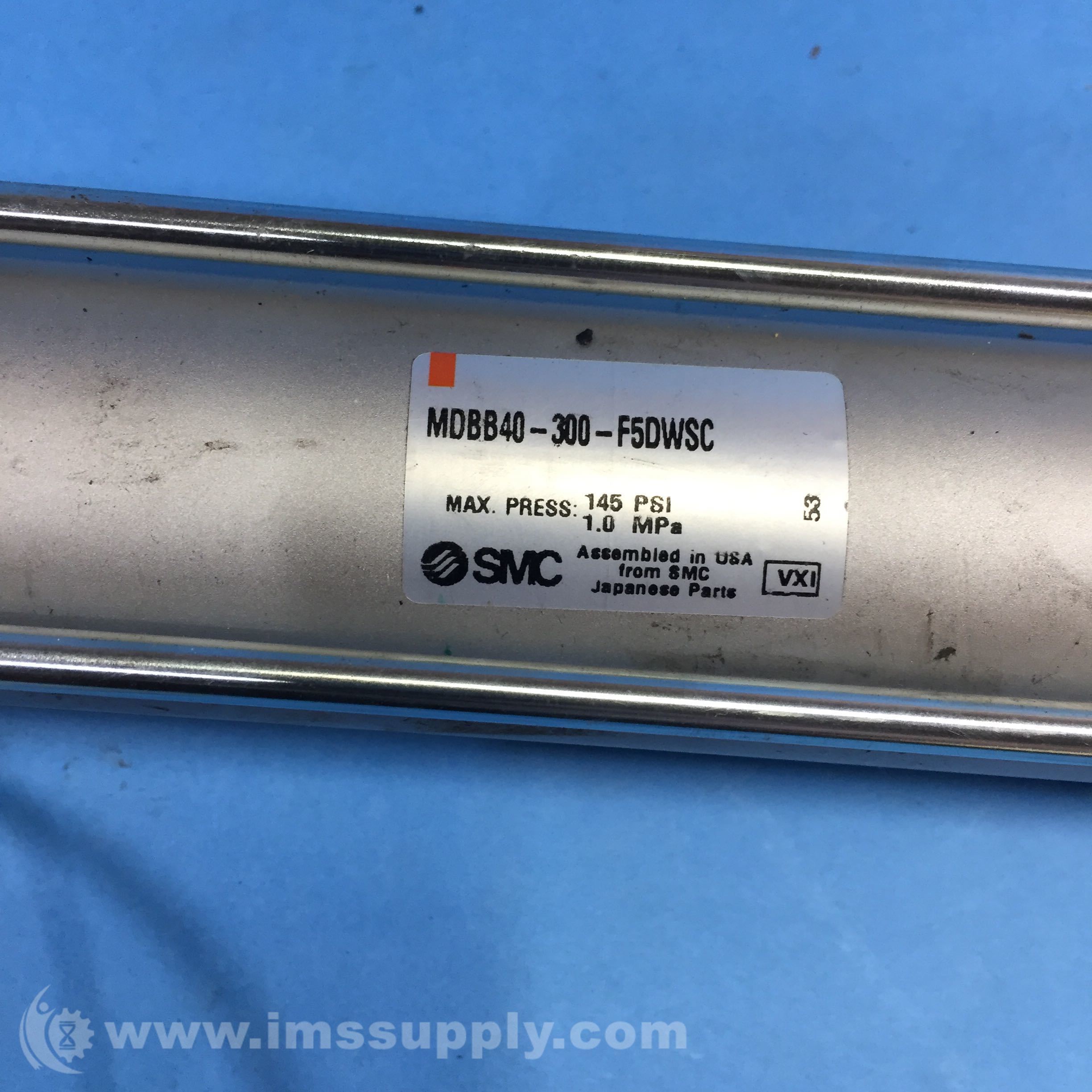 SMC MDBB40-300-F5DWSC Tie-Rod Cylinder, 40 mm Bore, 300 mm Stroke - IMS Supply