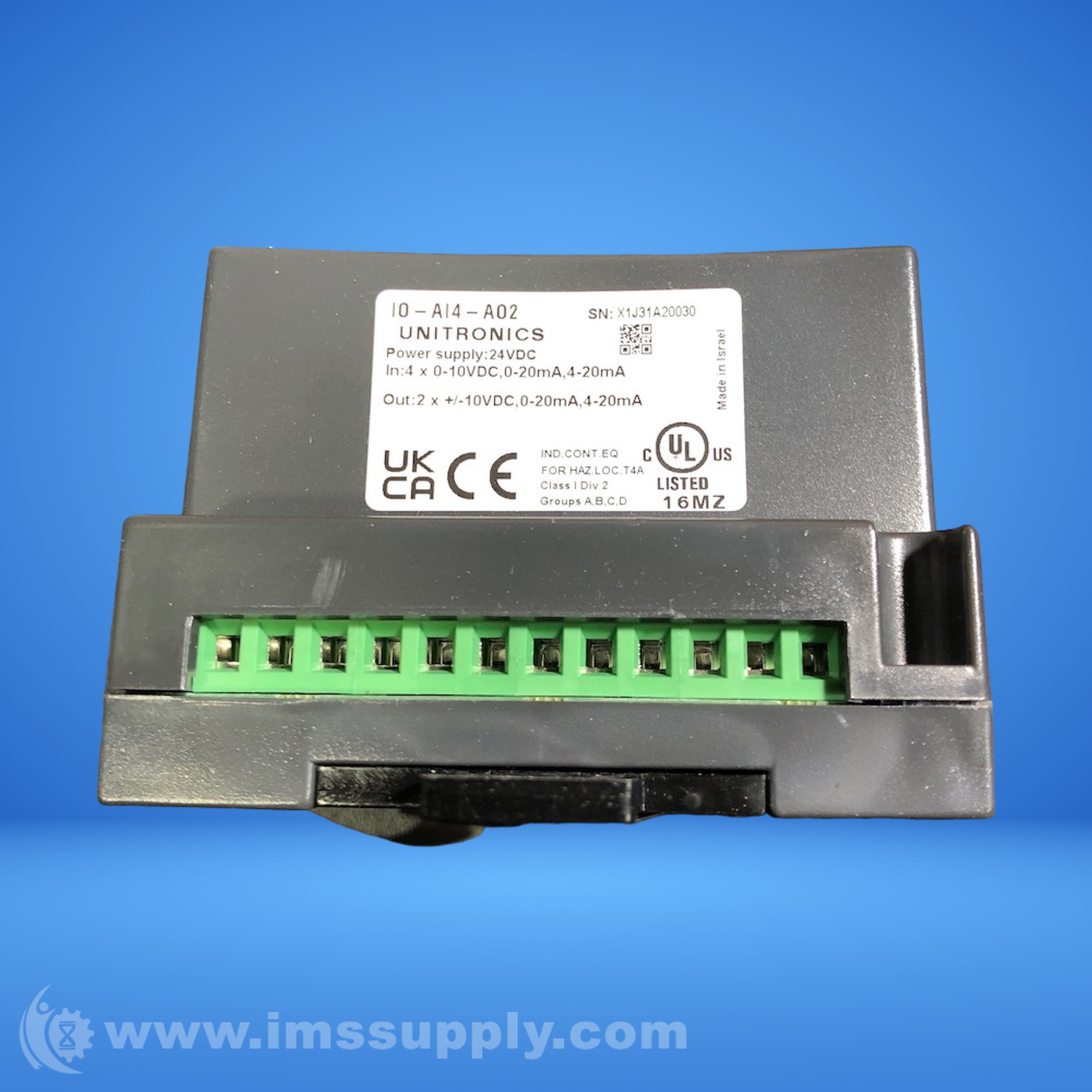 Unitronics IO-AI4-AO2 - IMS Supply