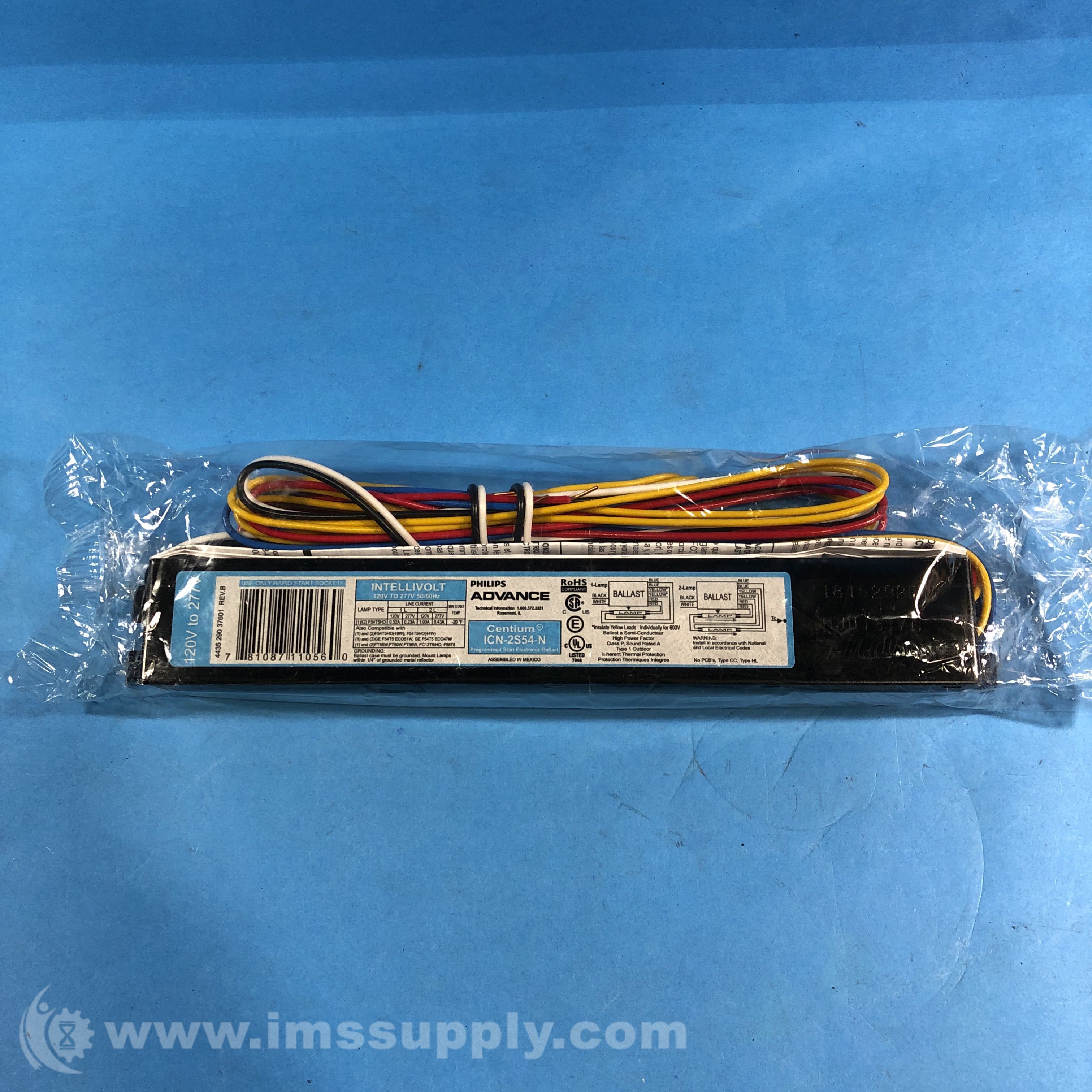Advance ICN-2S54-N Centium Ballast - IMS Supply