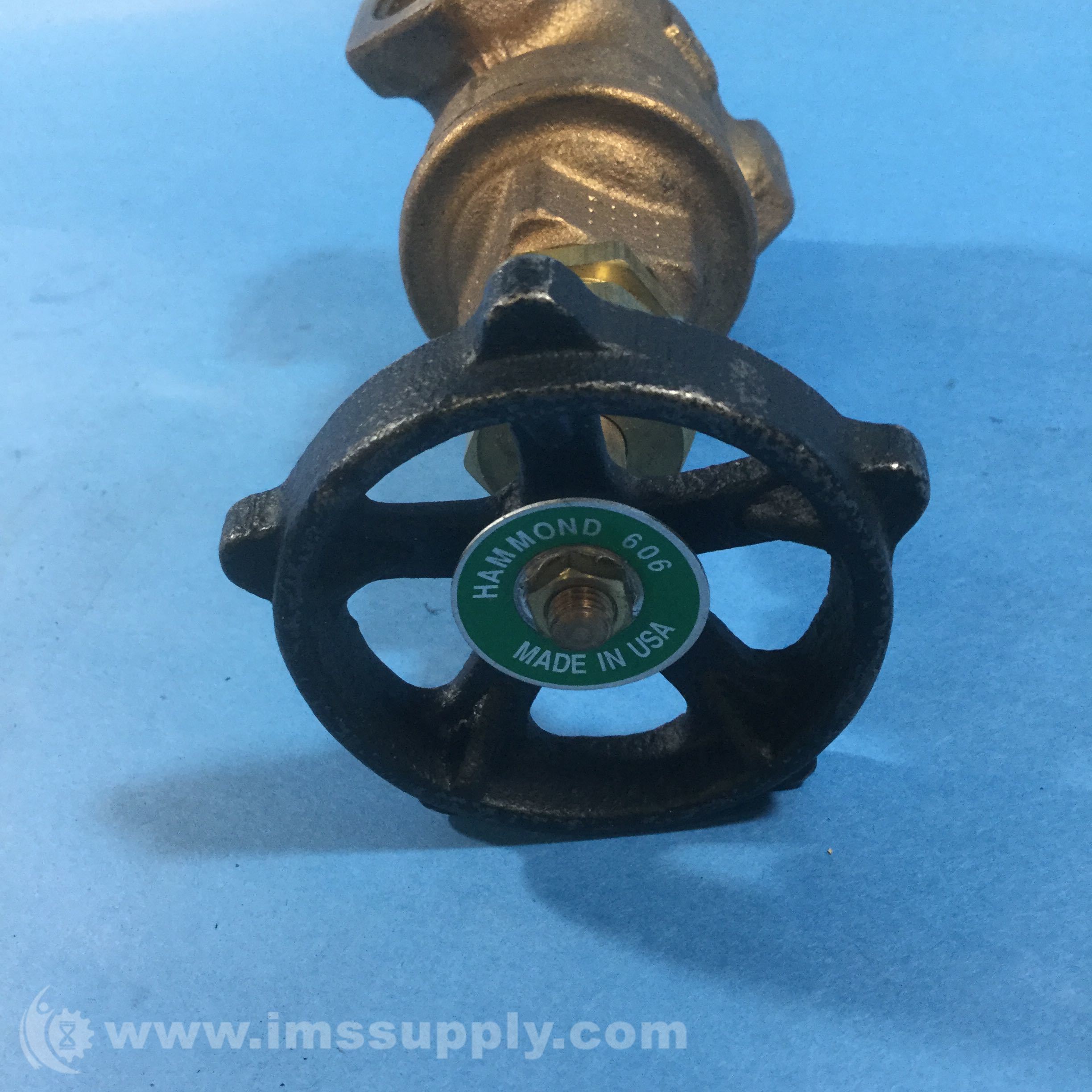Hammond Valve 606 Brass Gate Valve - IMS Supply
