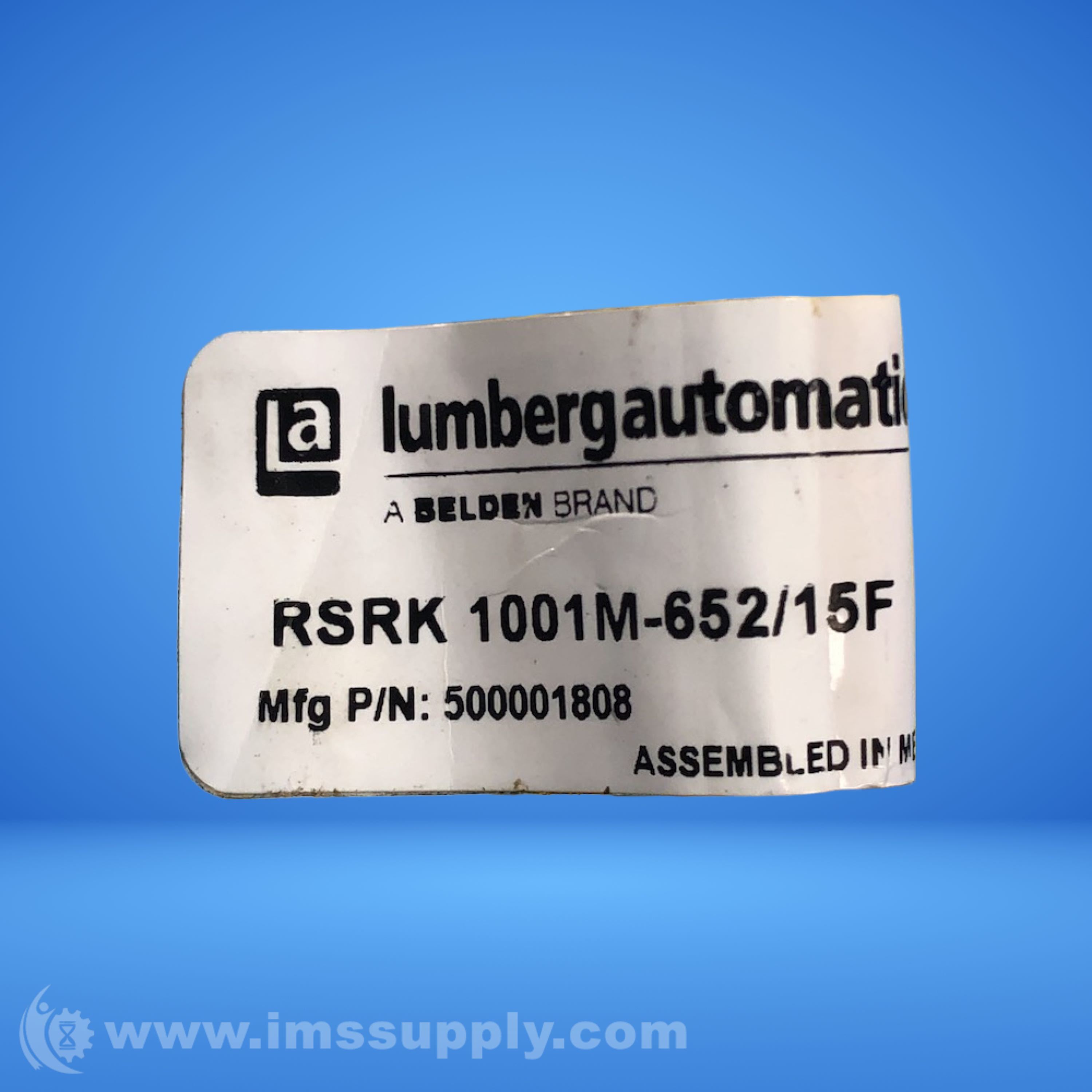 Lumberg Automation RSRK 1001M-652/15F Cordset 10 Pole M/F 15 Feet - IMS Supply