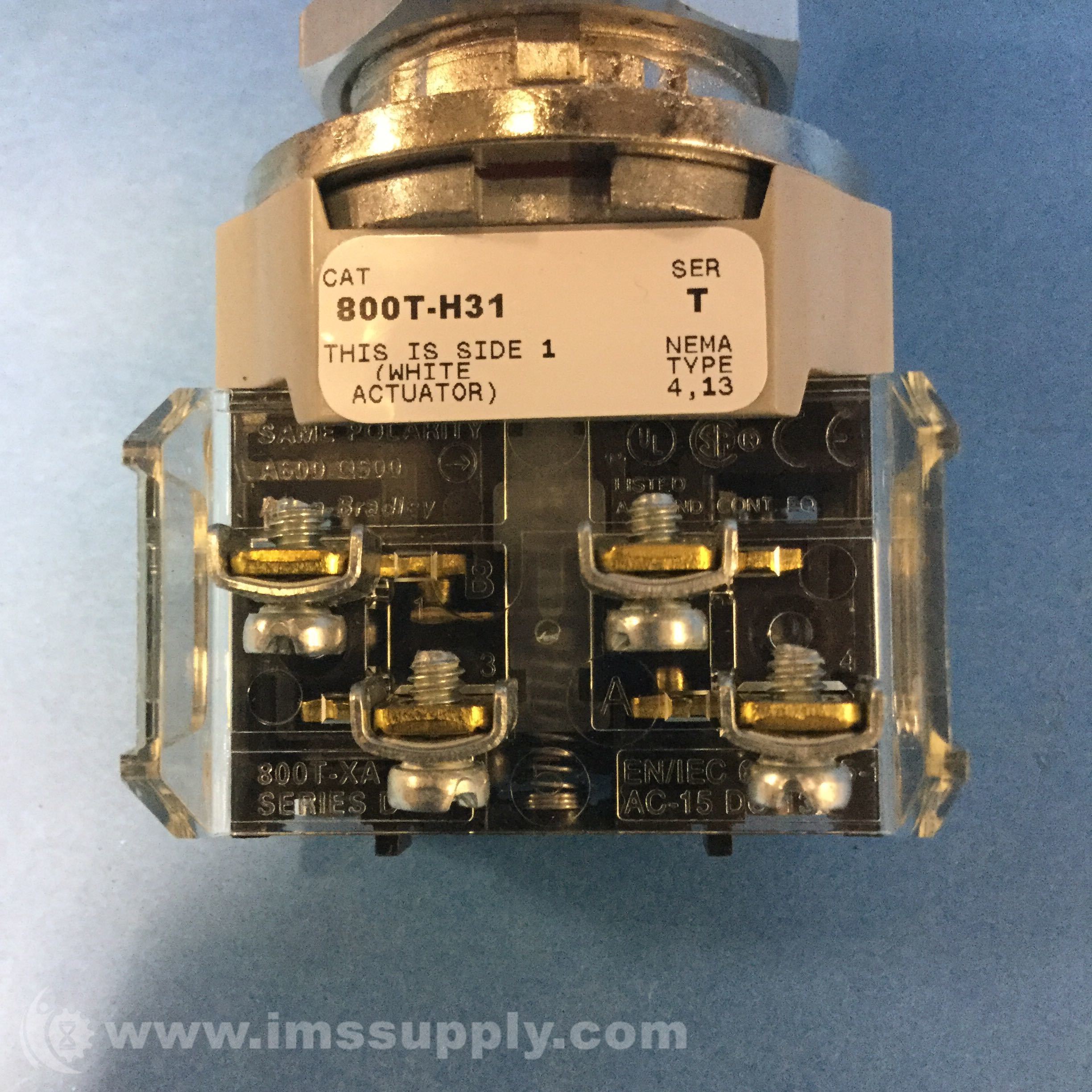 Allen Bradley 800T-H31A Selector Switch - IMS Supply