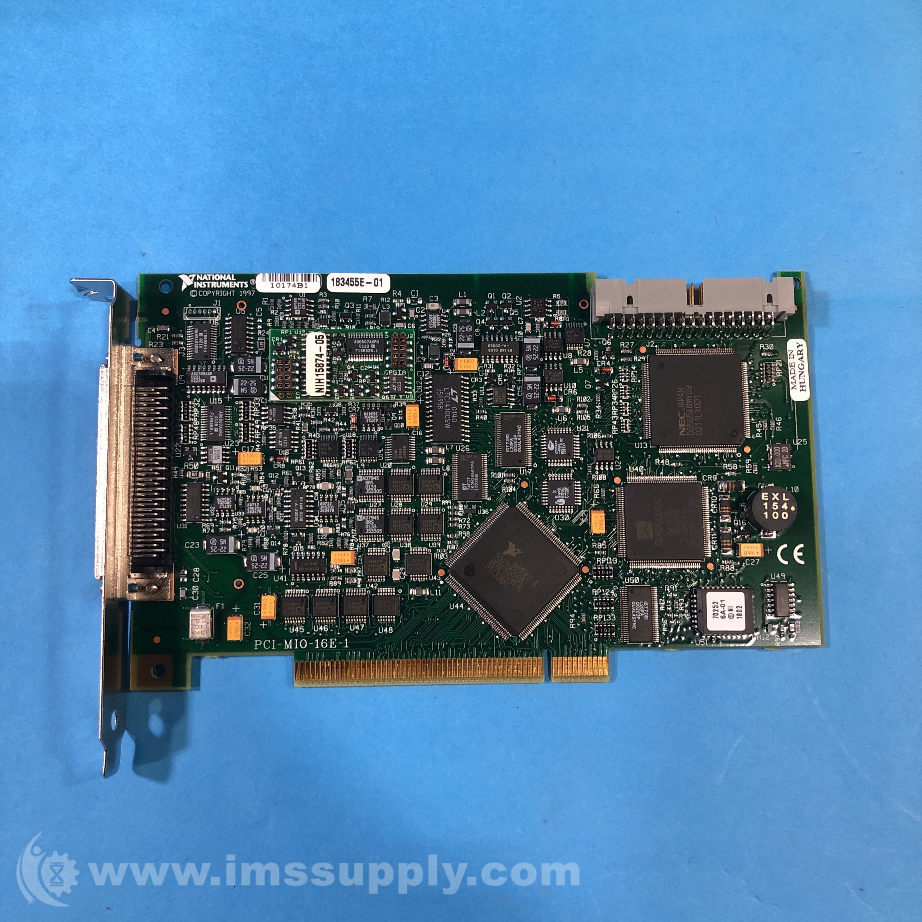 National Instruments PCI-MIO-16E-1 Multifunction DAQ Card - IMS Supply