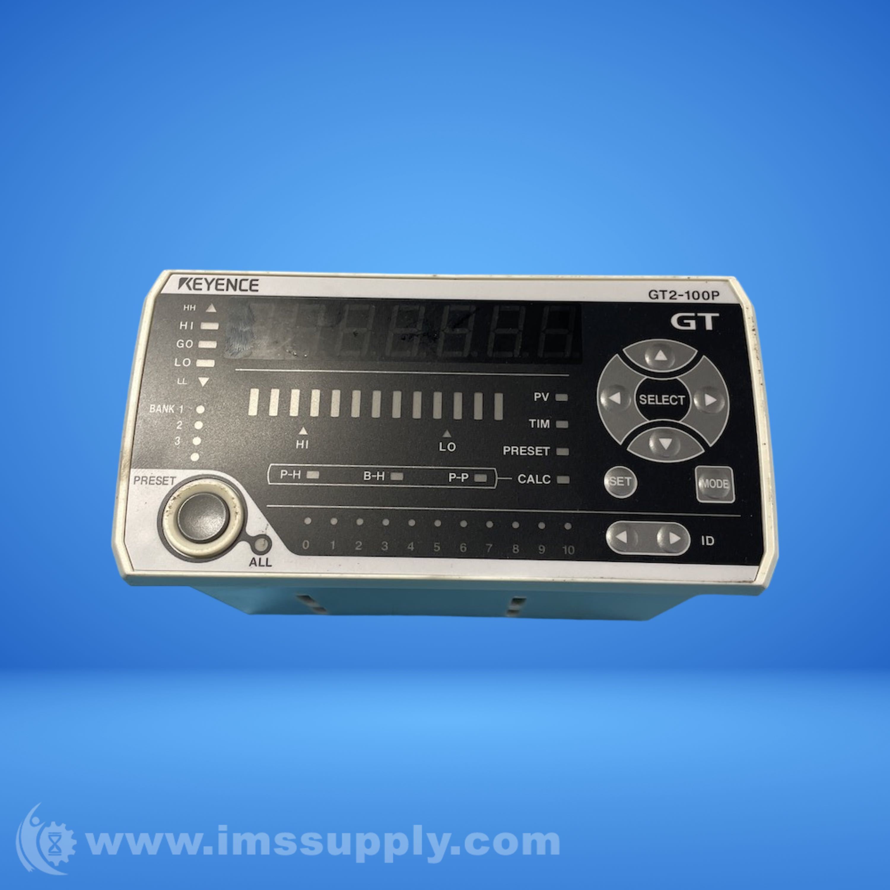 Keyence GT2-100P Large Display Amplifier Unit - IMS Supply