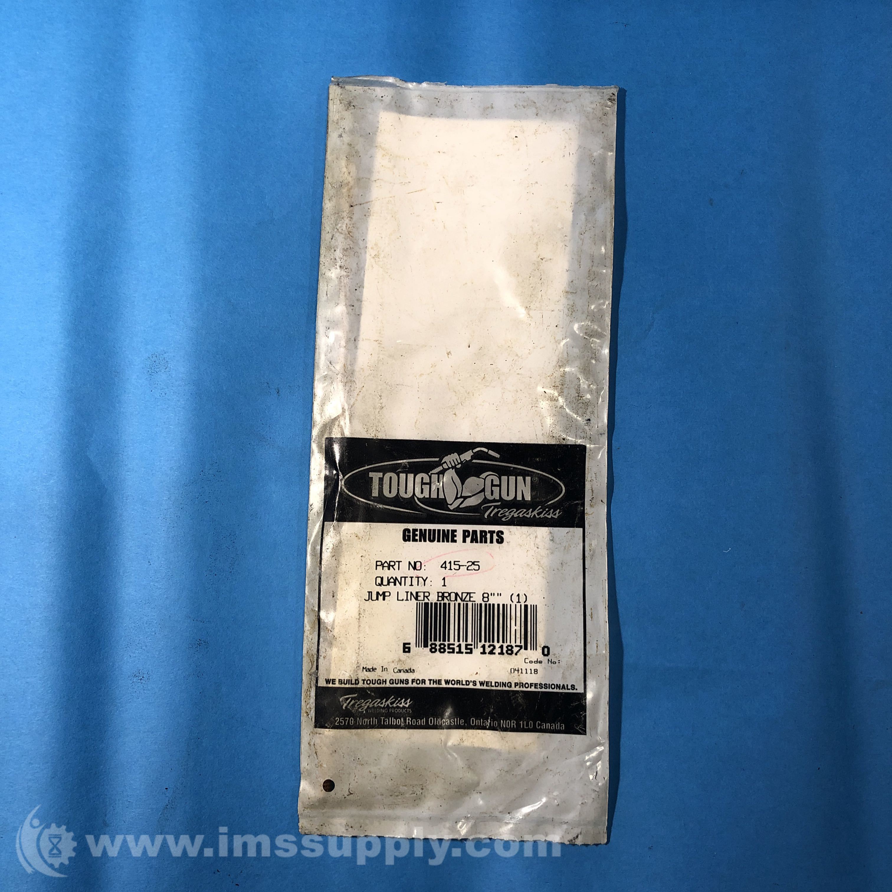 Tregaskiss 415-25 8" Bronze Jump Liner - IMS Supply