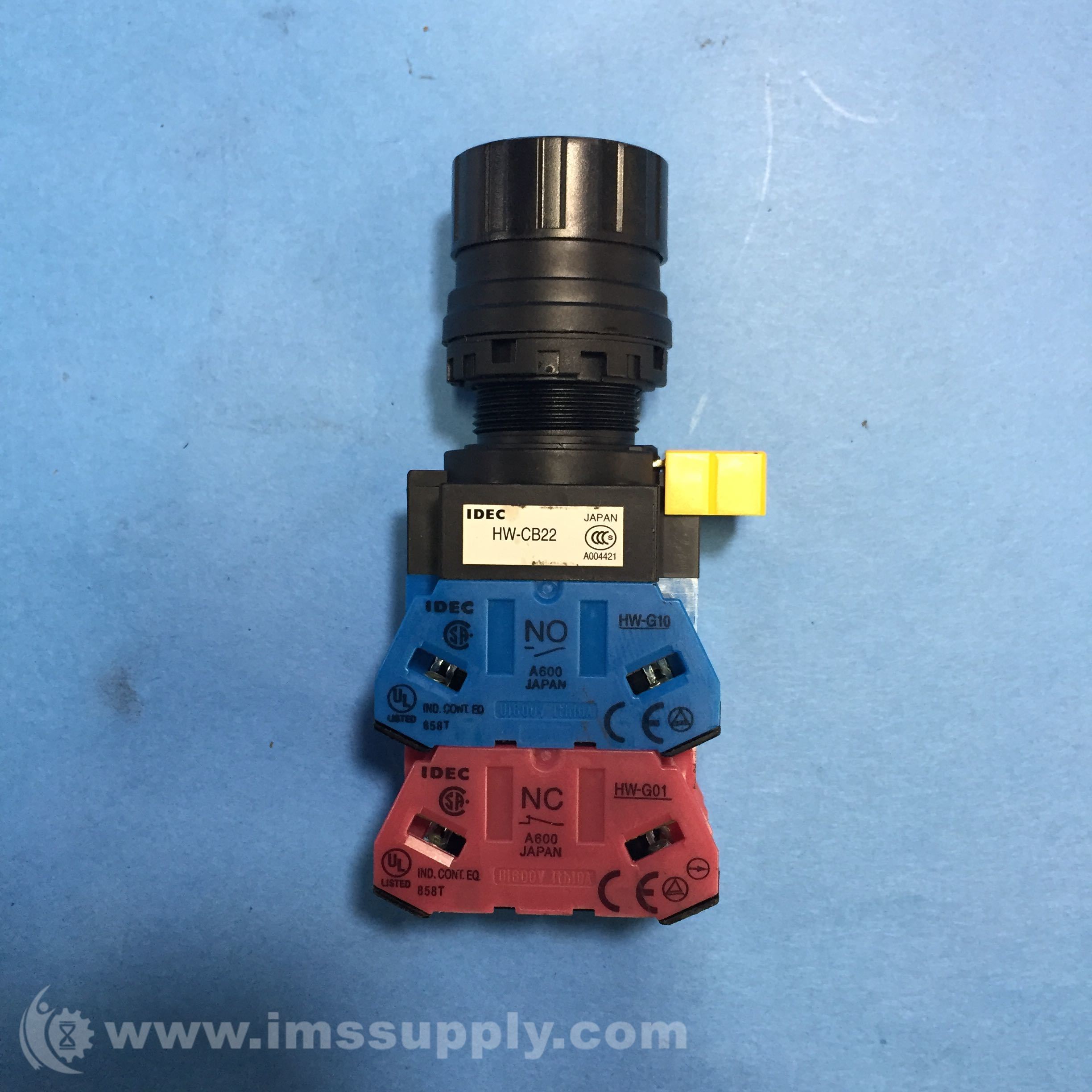 Idec HW-CB22 Contact Block Assembly, 2NO/2NC Spring-Up Terminal - IMS ...