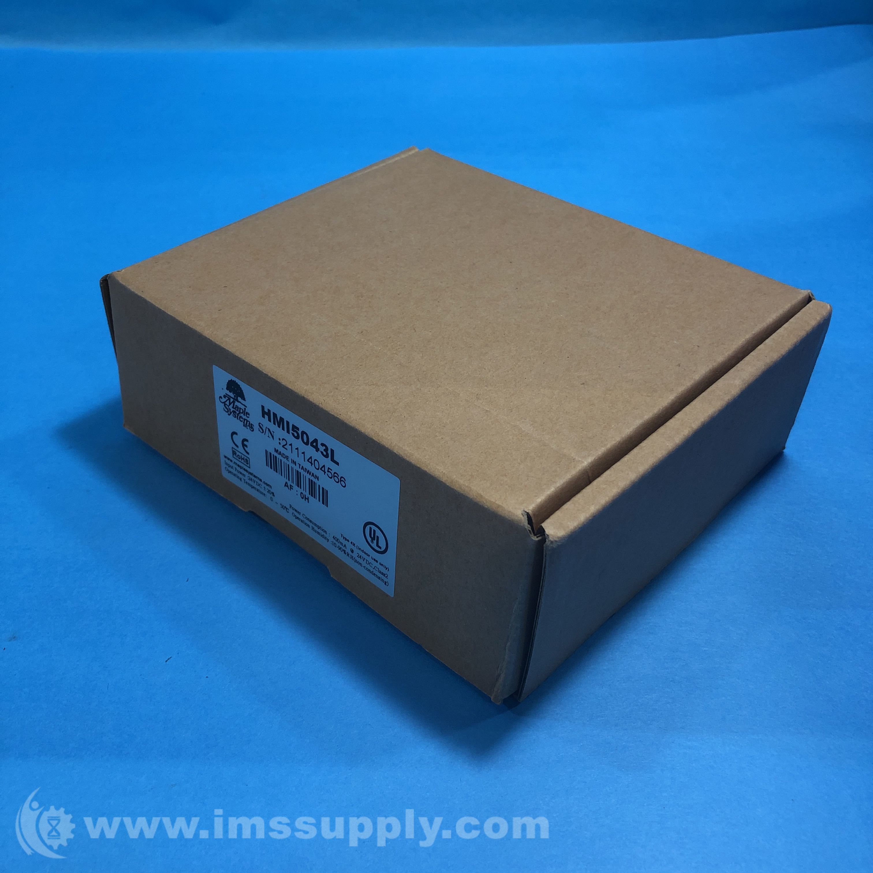 Maple Systems HMI5043L 4.3 Advanced HMI Touchscreen Display - IMS Supply