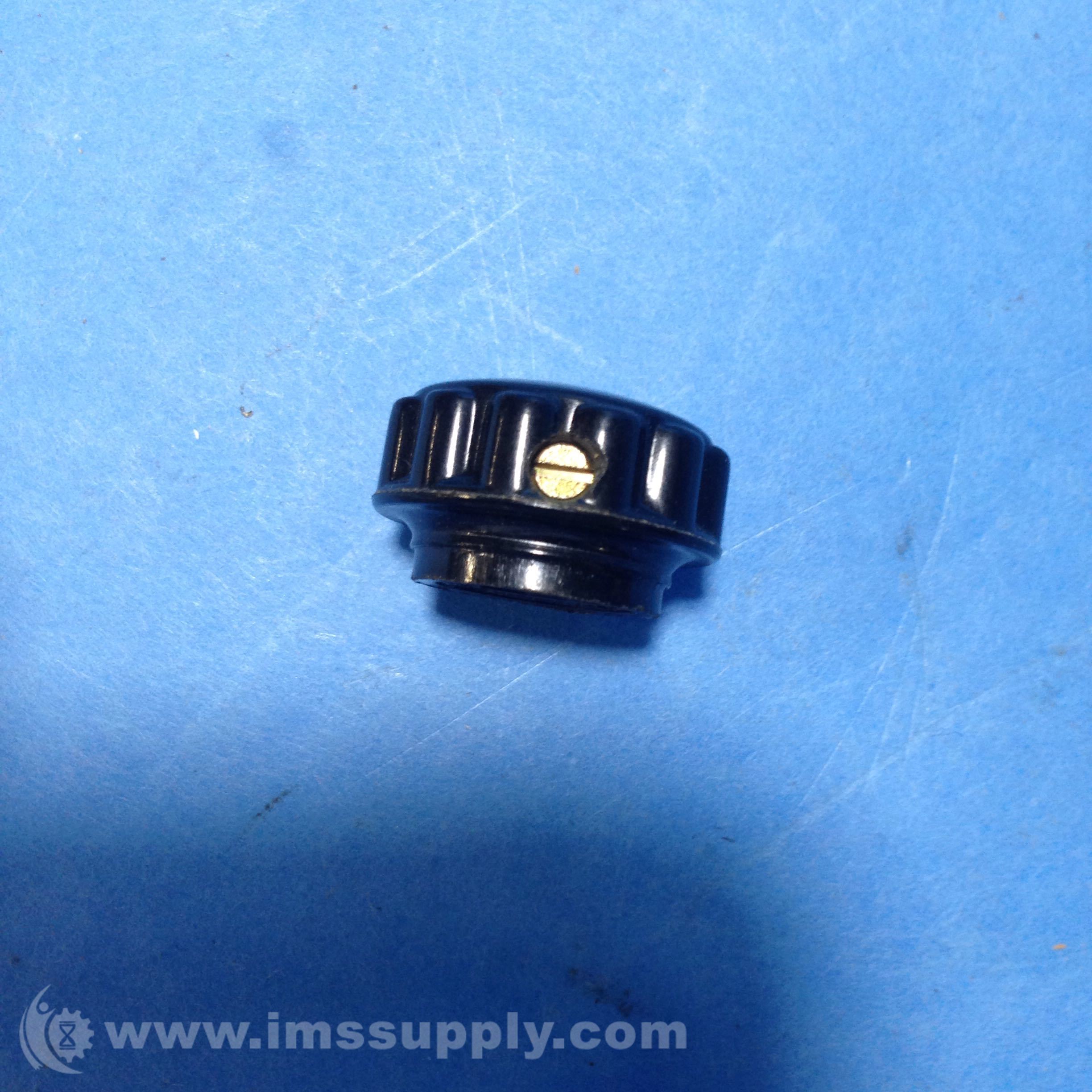 Daka Ware Black 7/8 Bakelite Knob - IMS Supply