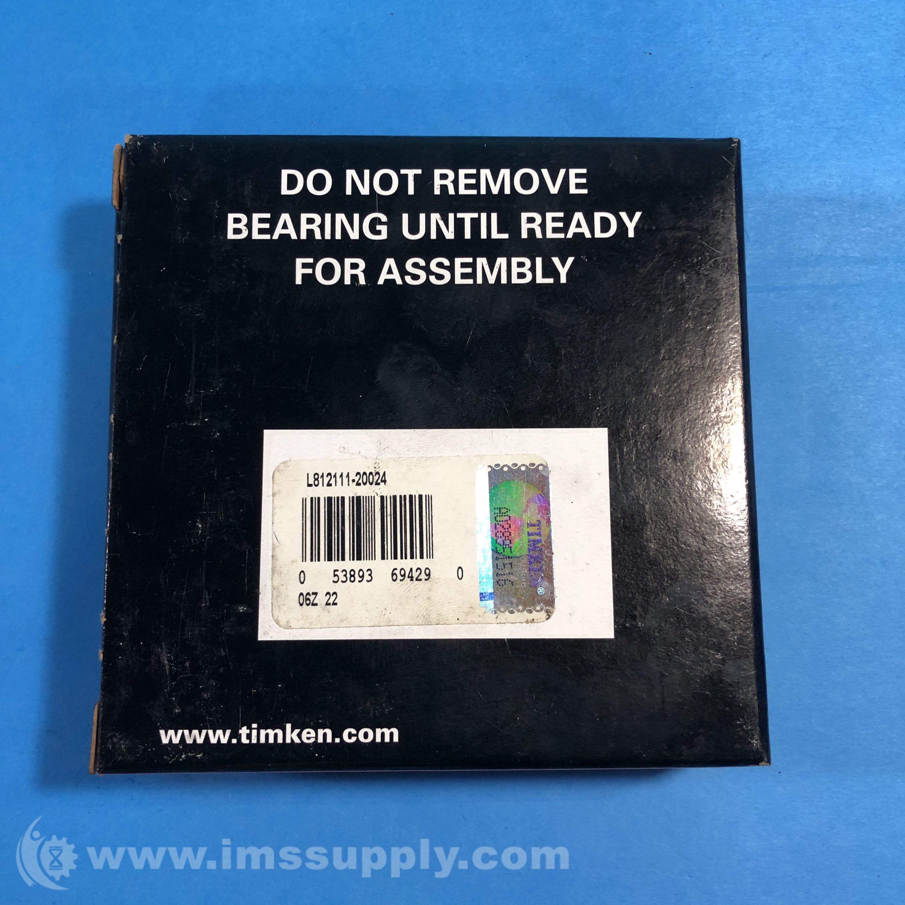 Timken L812111 Tapered Roller Bearing - IMS Supply