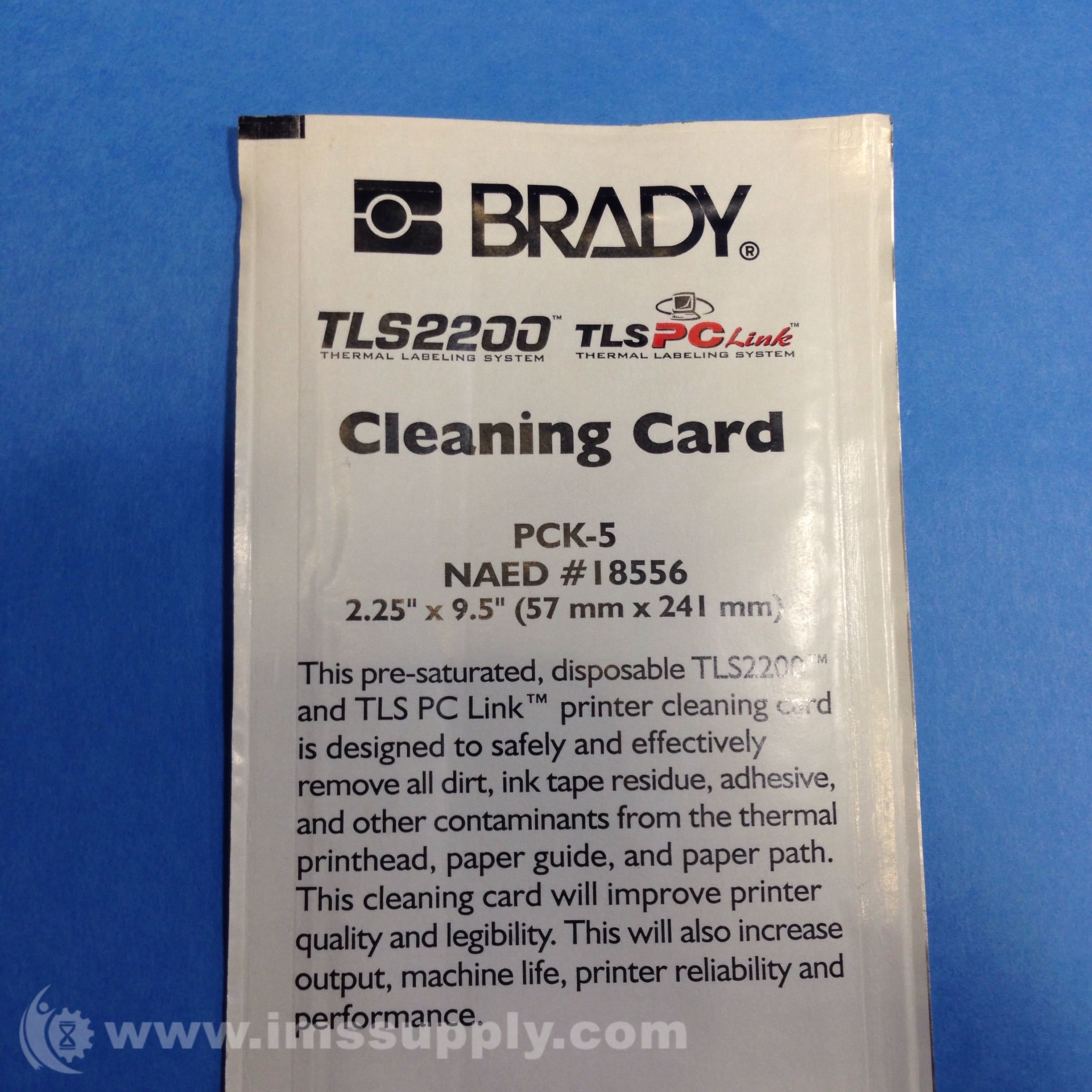 Brady PCK-5 Printer Cleaning Kit - IMS Supply