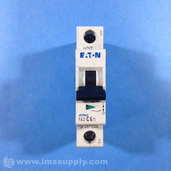 Eaton FAZ-C6/1-SP Circuit Breaker 6A 1 Pole 10kA - IMS Supply