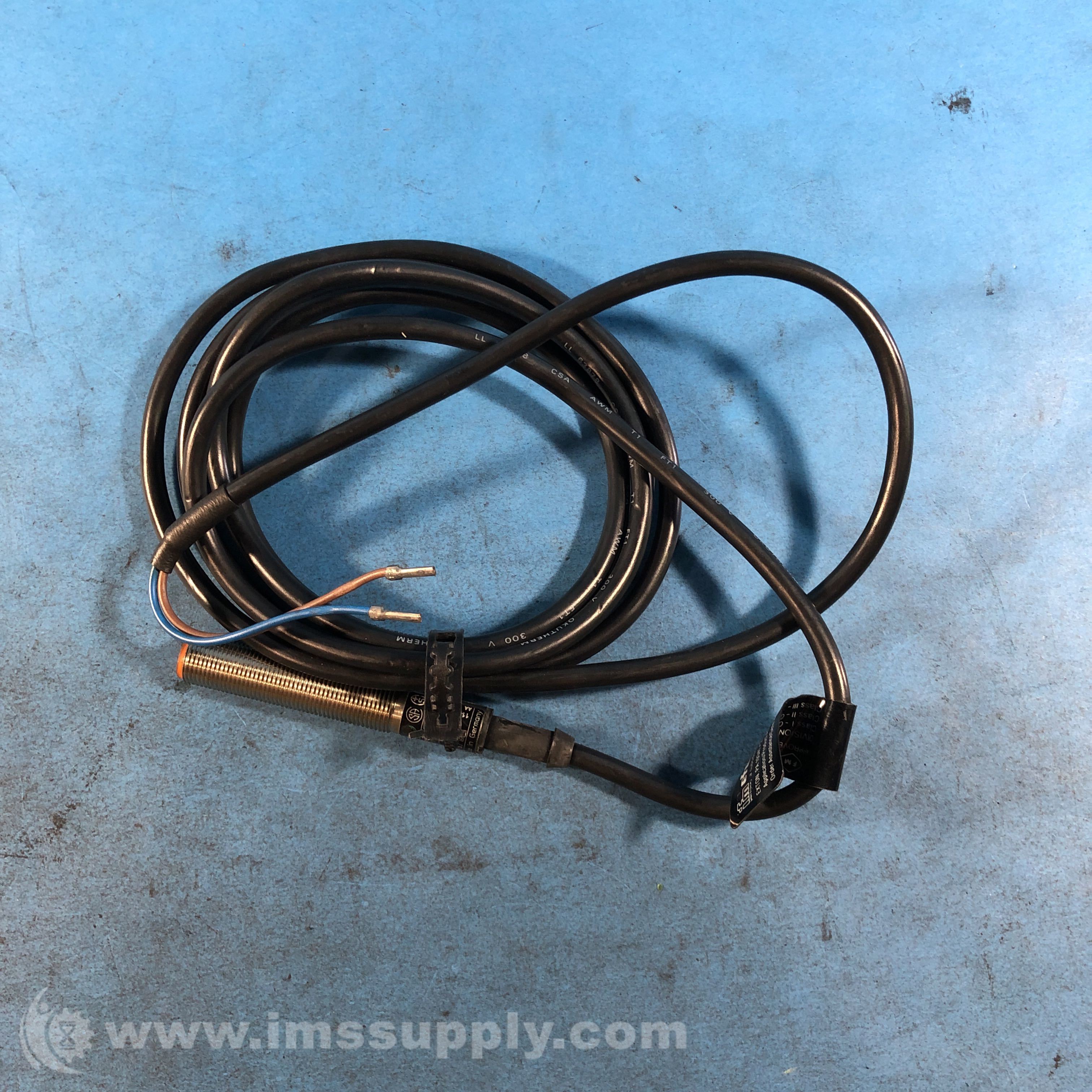 IFM Efector IF0303 Inductive Proximity Sensor, 12mm Diameter - IMS Supply