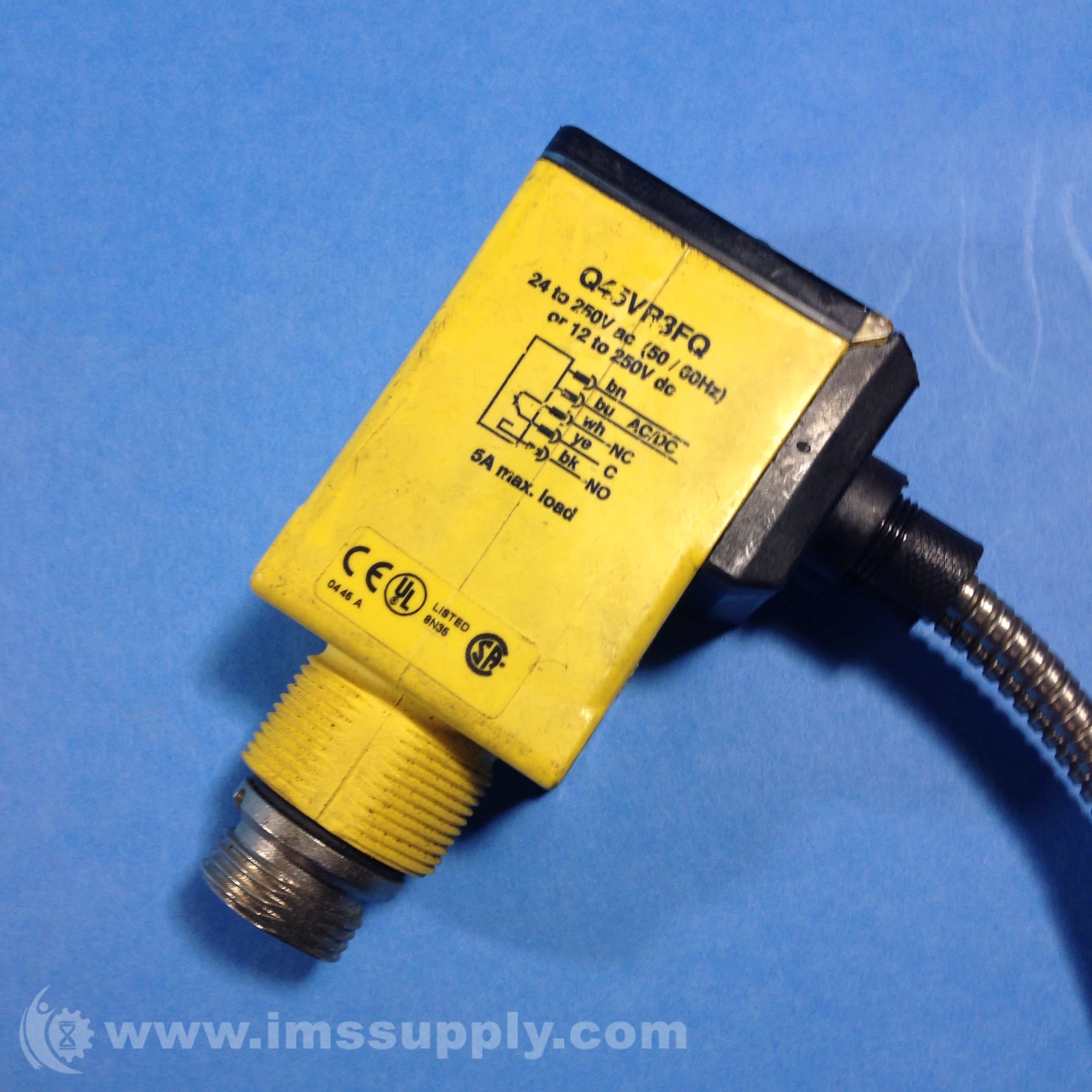 Banner Q45VR3FQ Infrared Glass Fiber Optic (Q45 Series) - IMS Supply