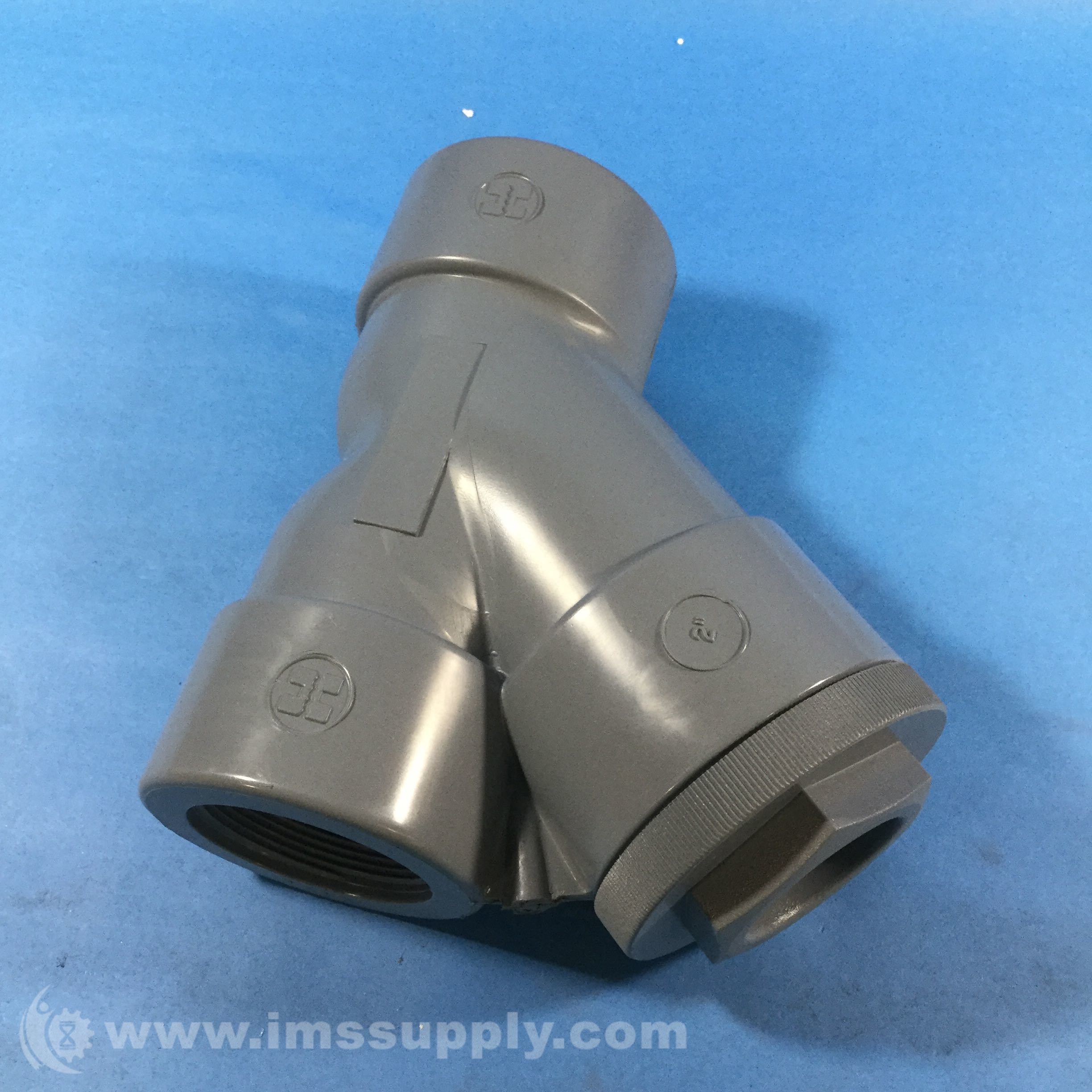 Hayward YS20200T 2-Inch Threaded CPVC Plastic Y-Strainer with FPM - IMS ...