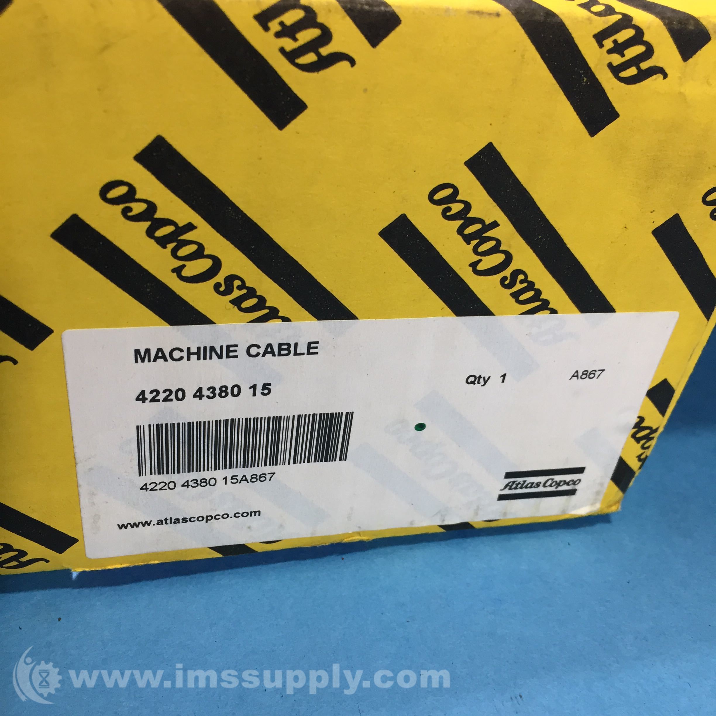 Atlas Copco 4220 4380 15 Tensor Tool Cable, 15m Length - IMS Supply