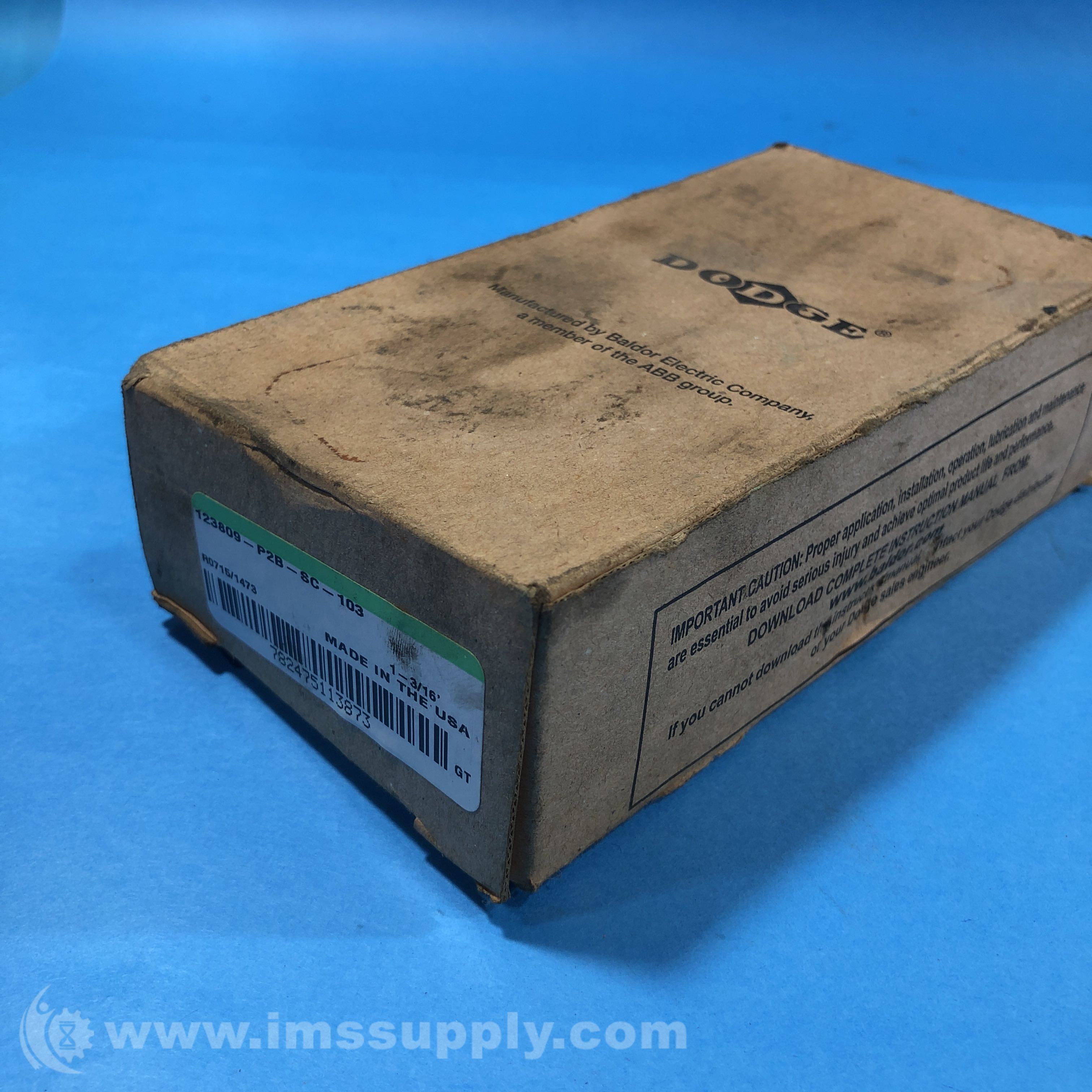 Dodge 124133 1-3/16 in Pillow Block Bearing - IMS Supply