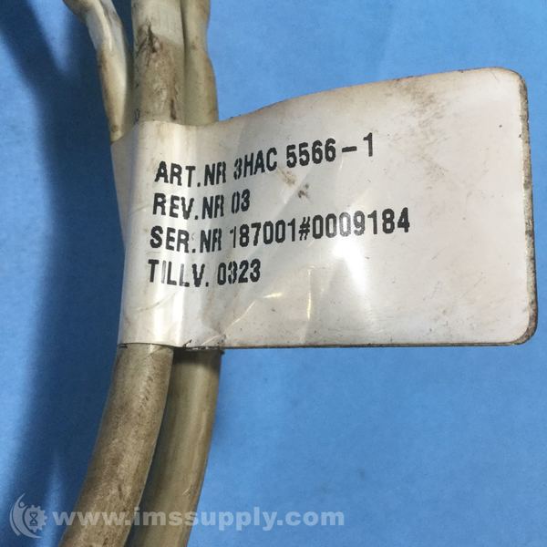 ABB 3HAC5566-1 S4C+ M2000 Robot Controller Drive System Cable - IMS Supply
