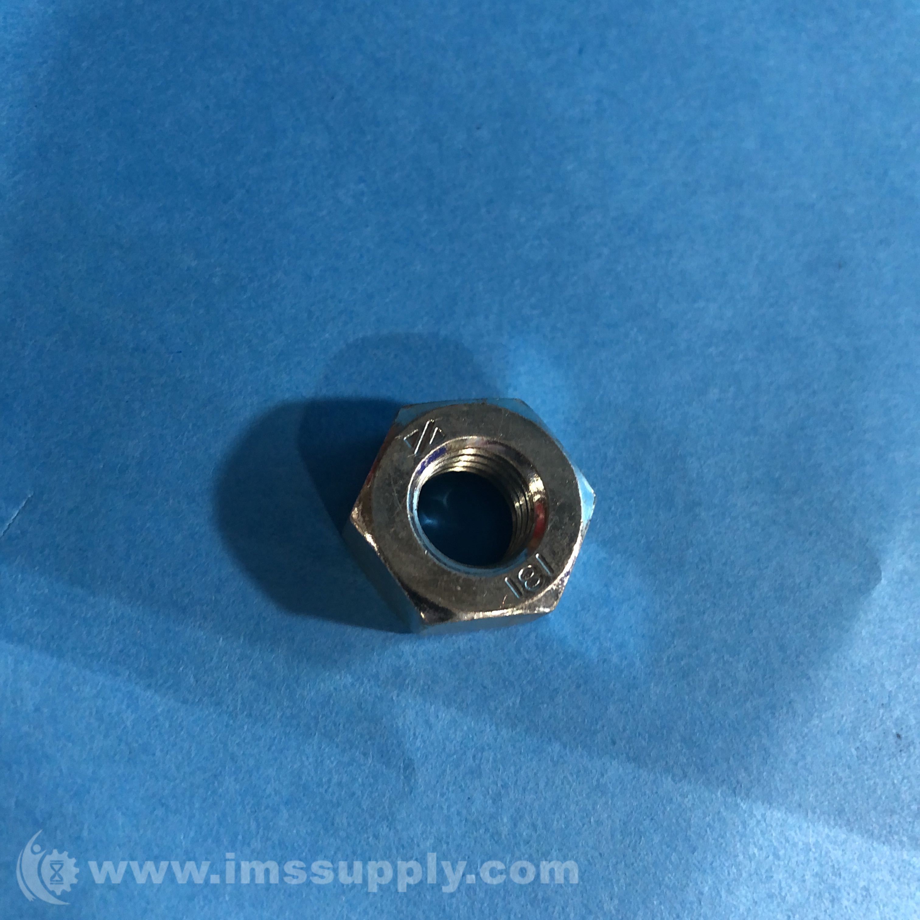 Set of 3 181 Steel Threaded Hex Nuts - IMS Supply