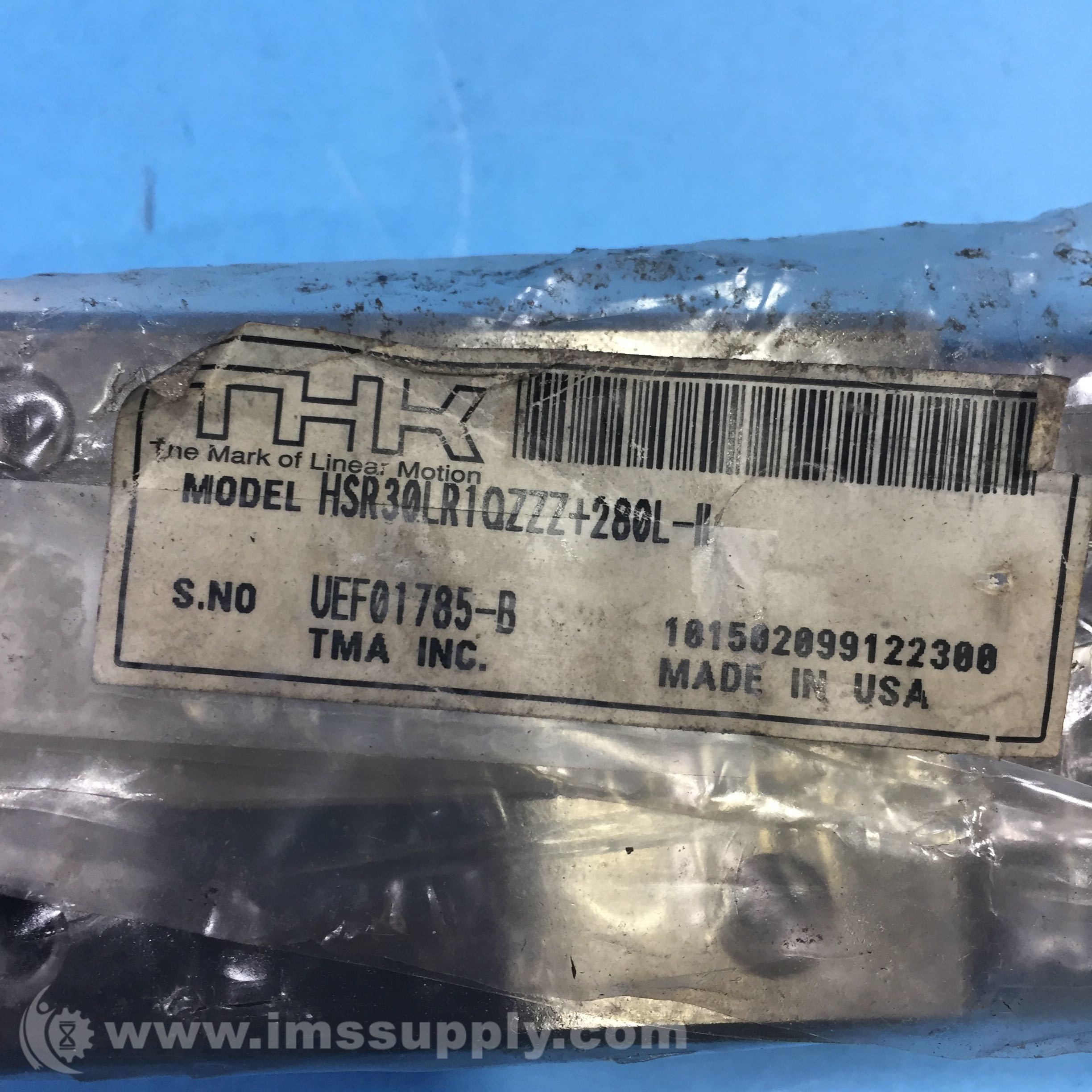 THK HSR30-LR1QZZZ+280l-II LM Guide Full-ball Type - IMS Supply