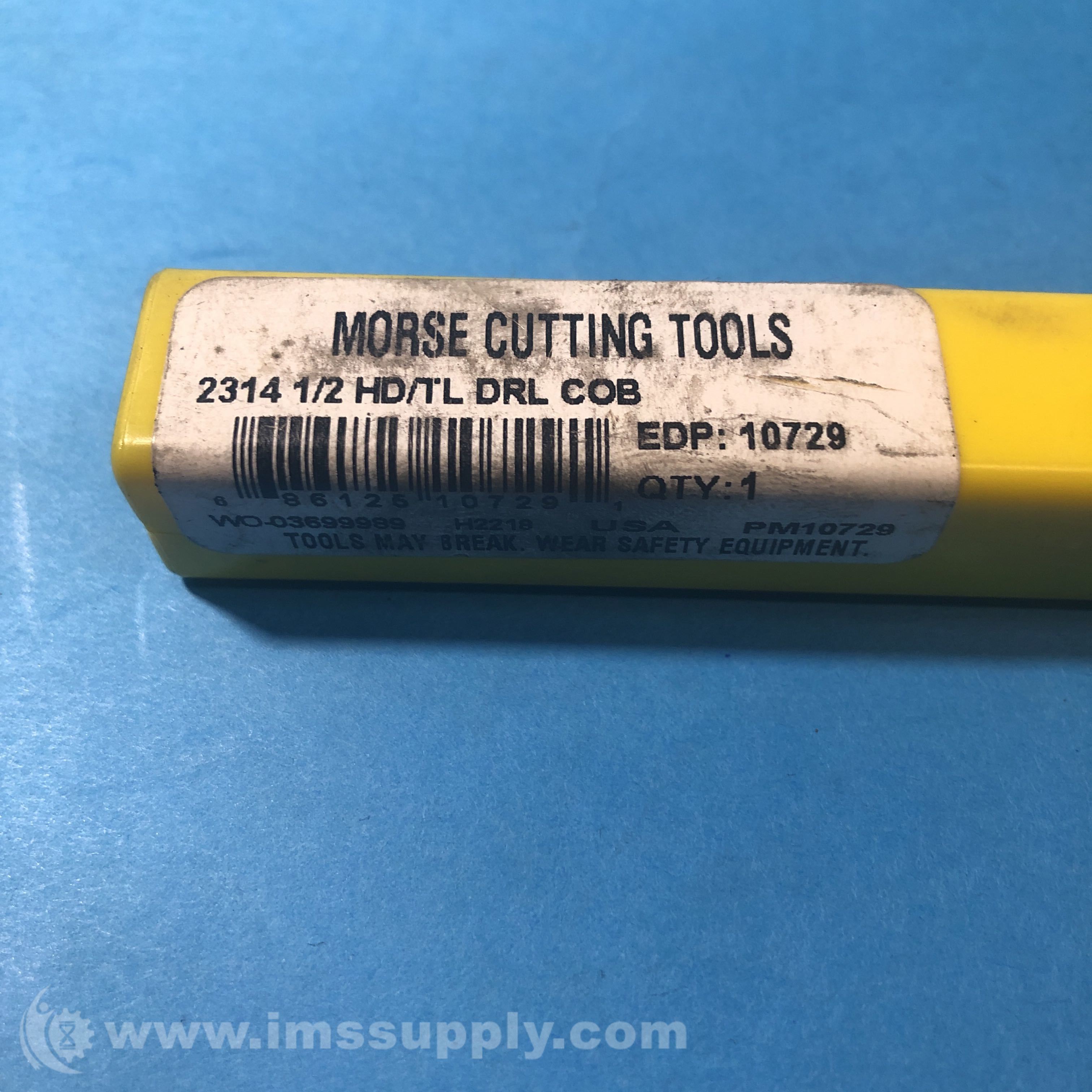 Morse 2314 1/2 HD/TL DRL COB Heavy Duty Taper Length Drill Bit - IMS Supply