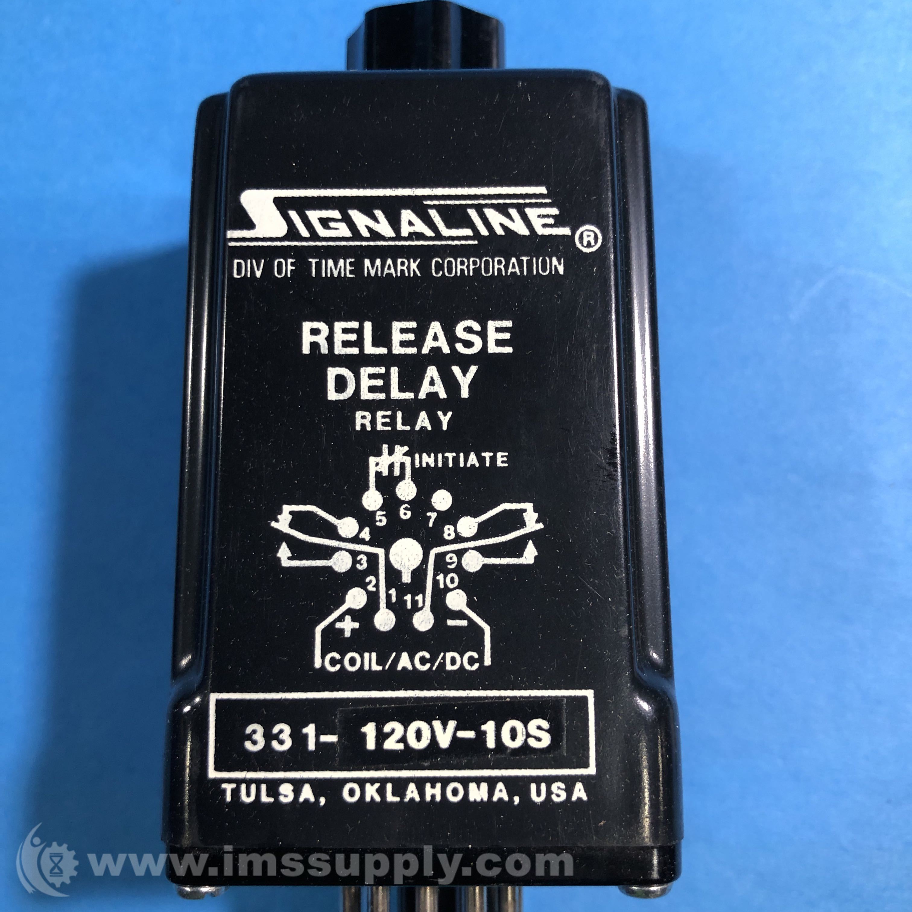 Signaline 331-120V-10S Release Delay Timer Relay - IMS Supply