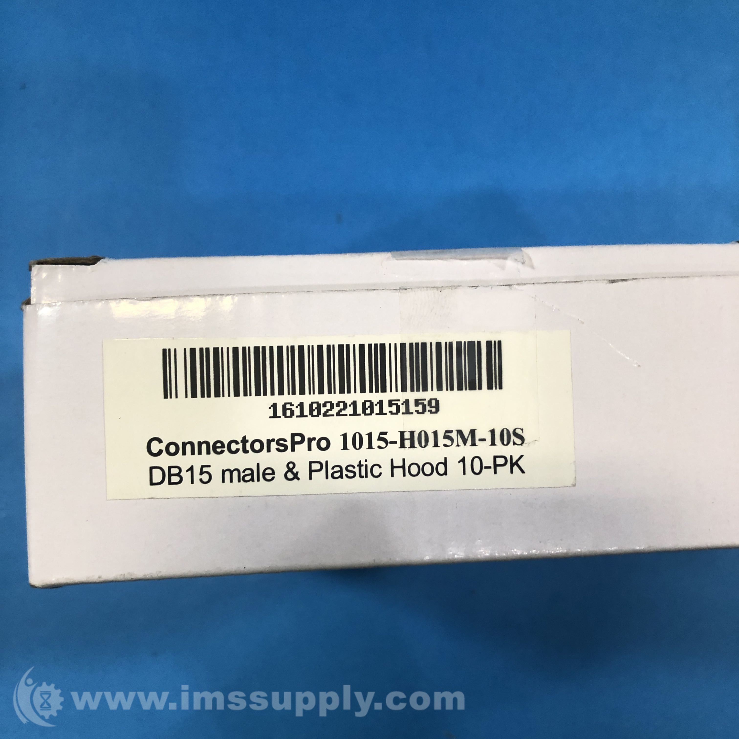 Connectors Pro 1015-H015M-10S Box of 10 DB15 Male and Hood - IMS Supply