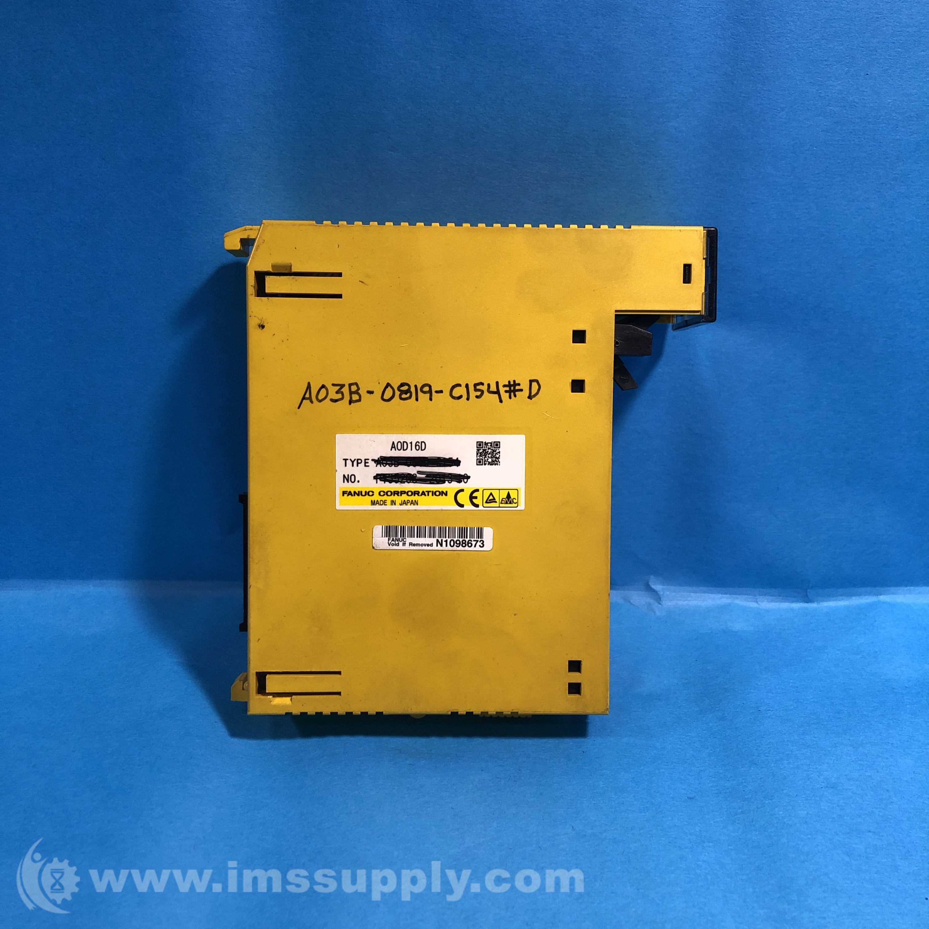 Fanuc A03B-0819-C154#D Output Module, 16 Output - IMS Supply