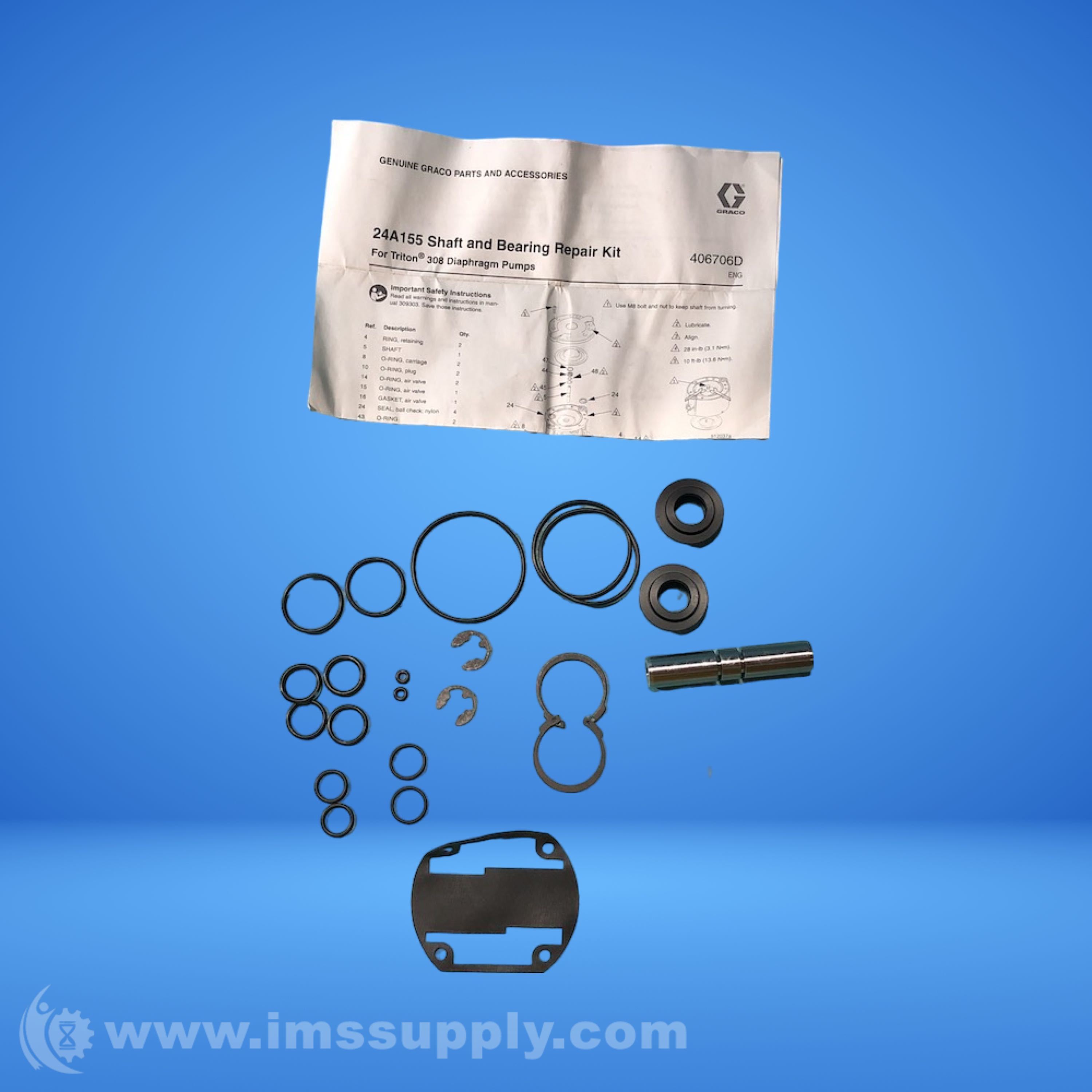 Graco Shaft Seal Repair Kit 245-068 - IMS Supply