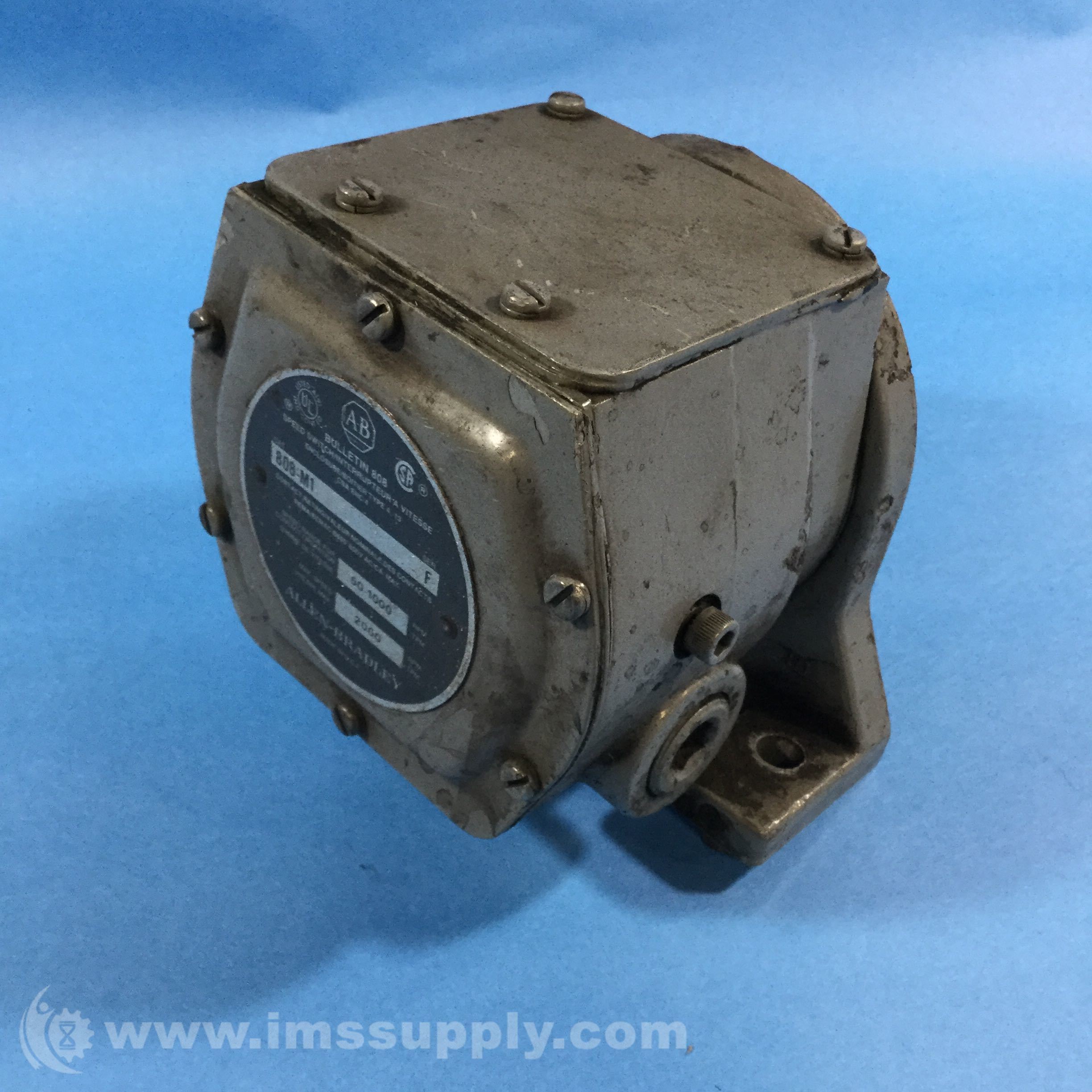 Allen Bradley 808-M1 808 Speed Switch, Style M, High Speed - IMS Supply