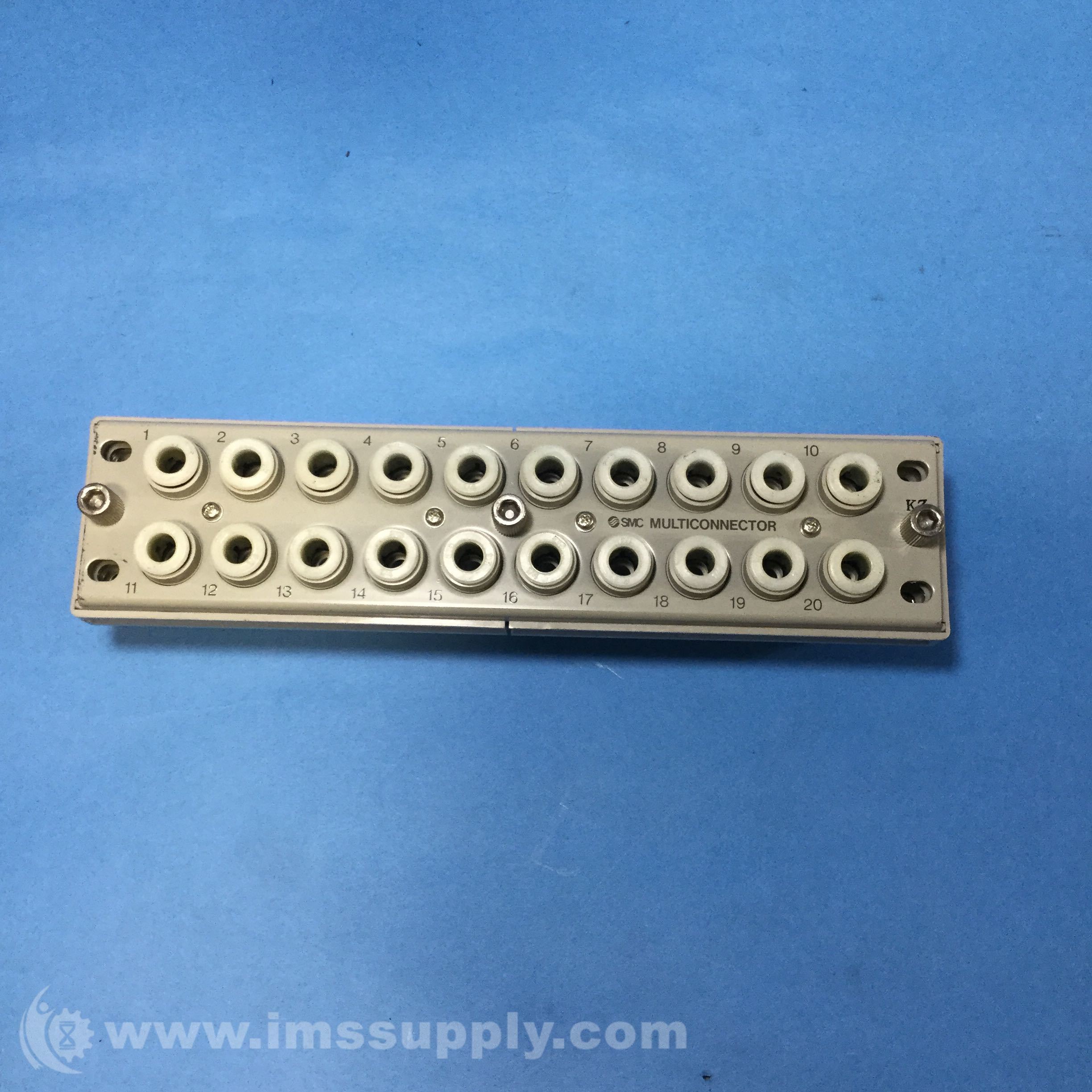 SMC MultiConnector Pneumatic 20 Port Station Block - IMS Supply
