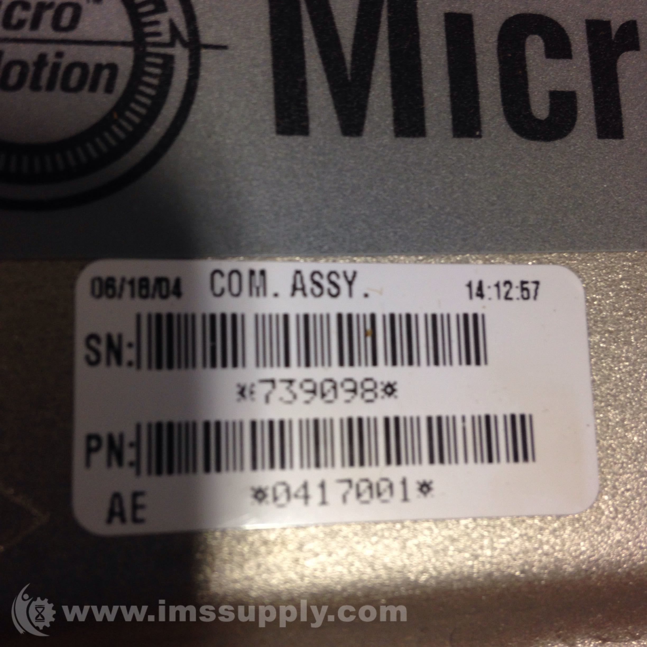 Micro Motion 170011ABAEZZZ Sensor w/ Transmitter - IMS Supply