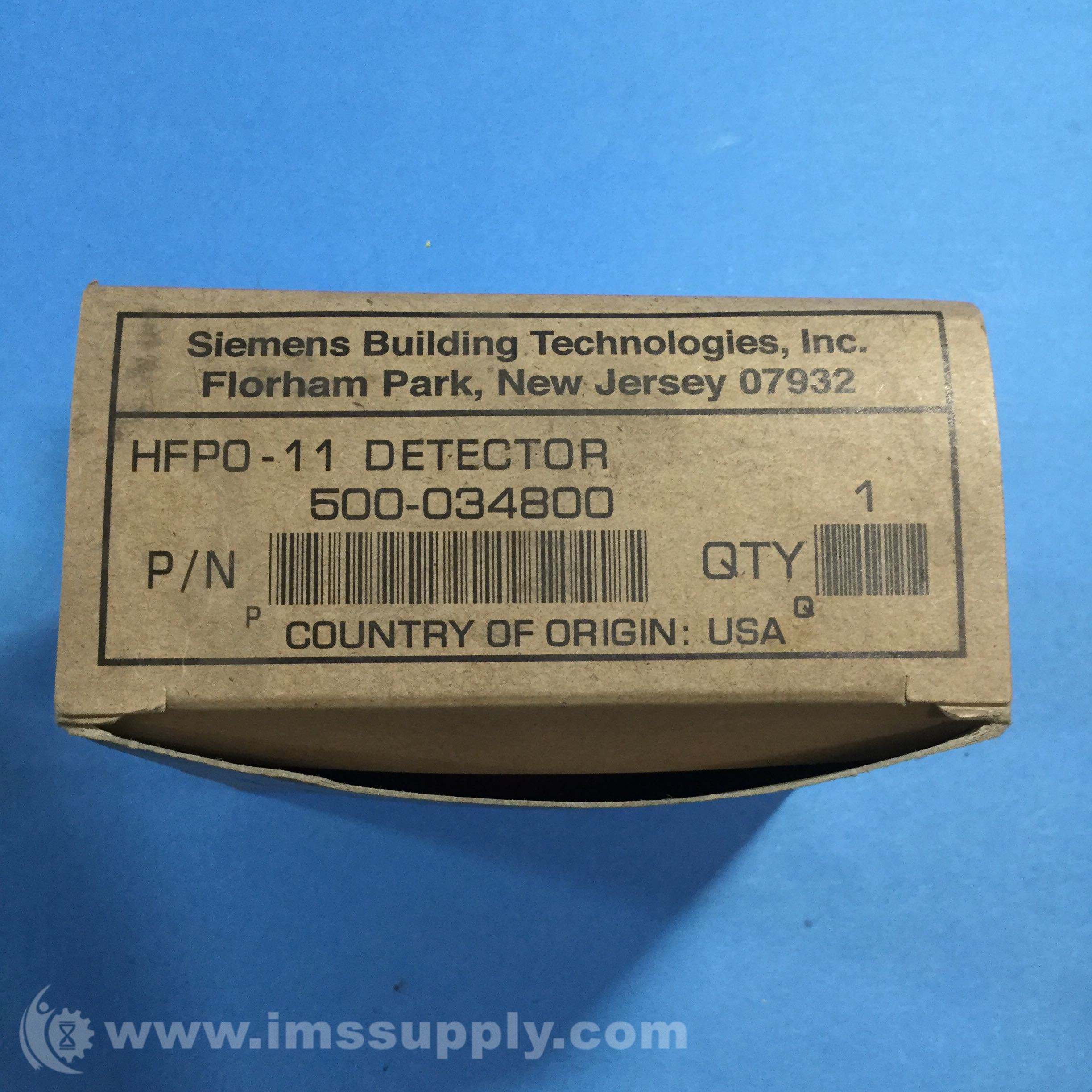 Siemens 500-034800 HFPO-11 Photoelectric Smoke Detector - IMS Supply