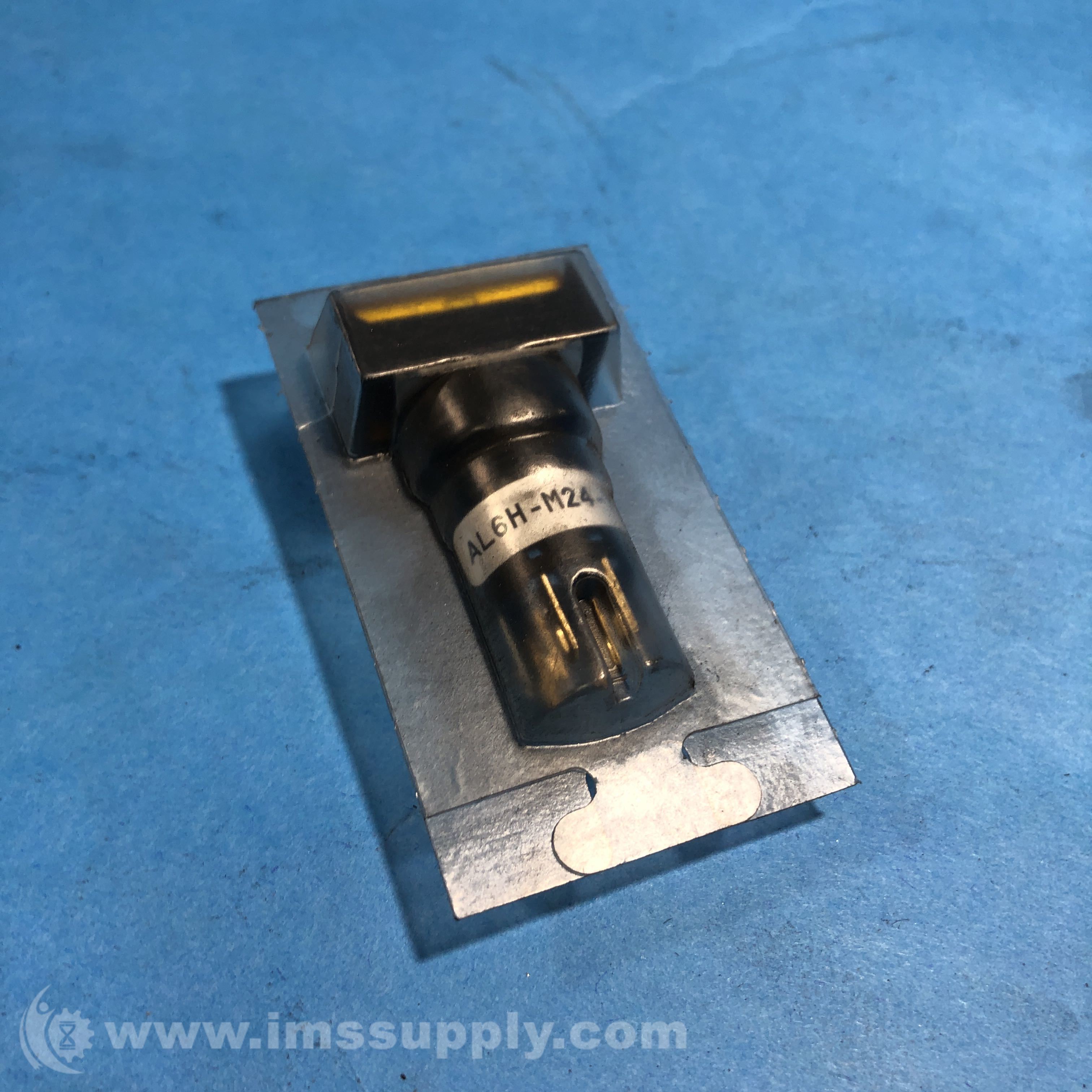 Idec AL6H-M24-Y 16mm Yellow Illuminated Pushbutton - IMS Supply
