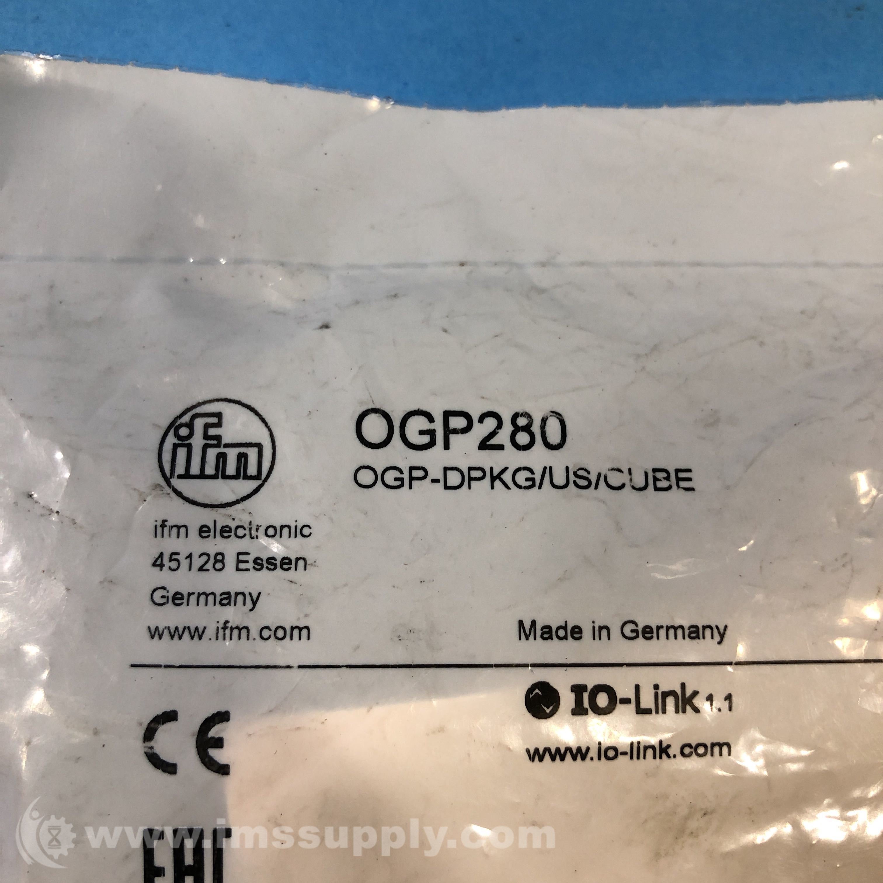 Ifm OGP280 Photoelectric Sensor - IMS Supply