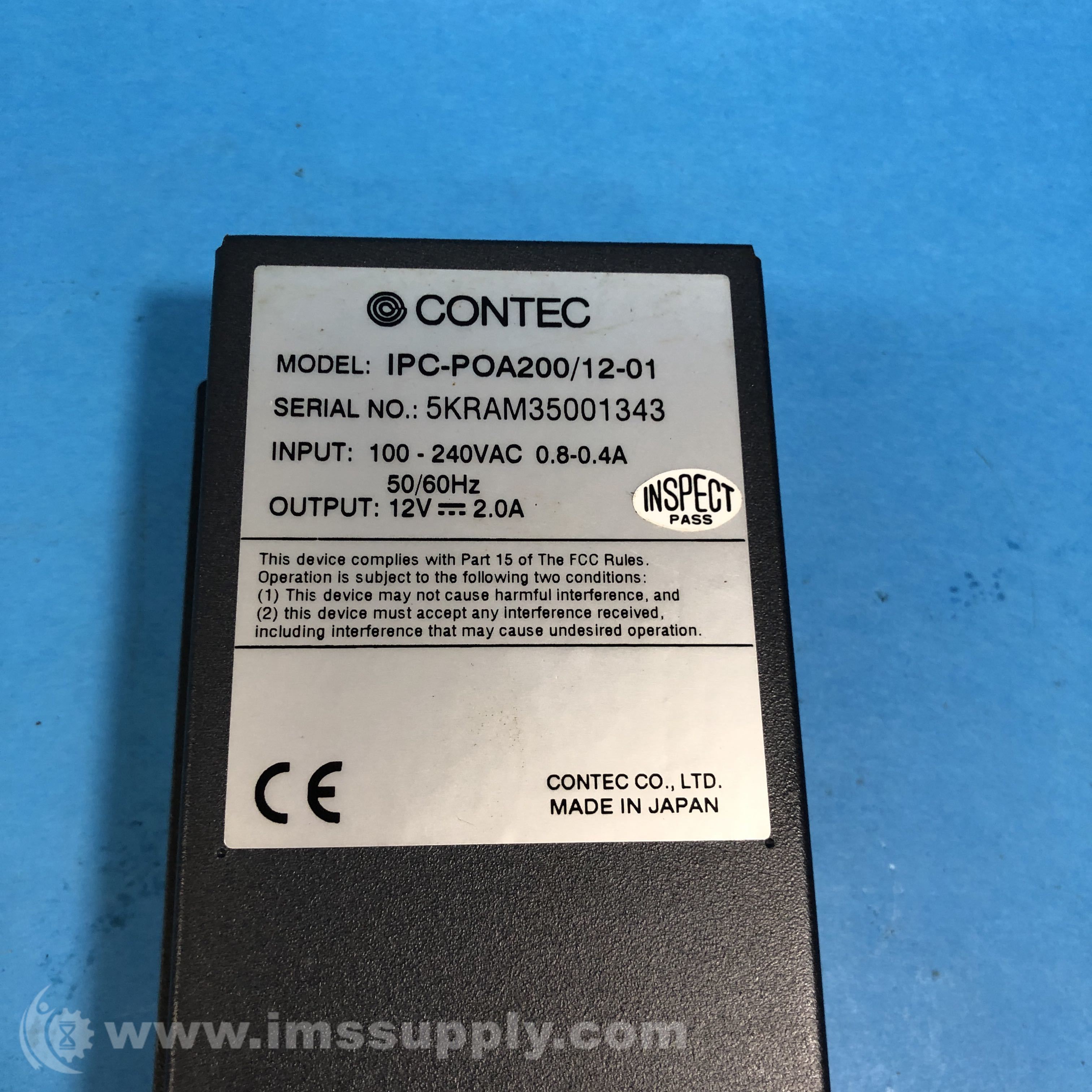 Contec IPC-POA200/12-01 Power Supply - IMS Supply