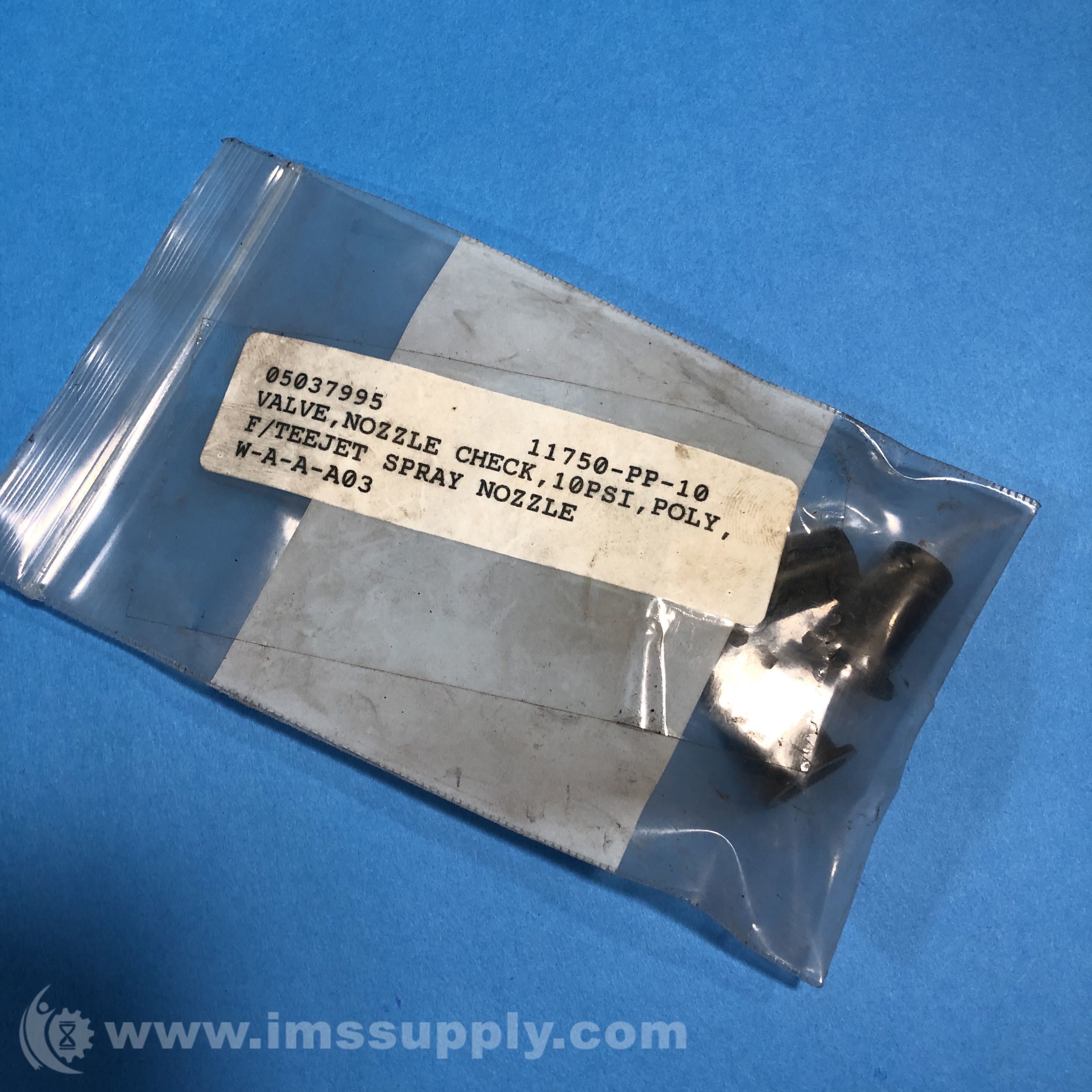 Teejet 11750-PP-10 Pack of 4 Check Valves - IMS Supply