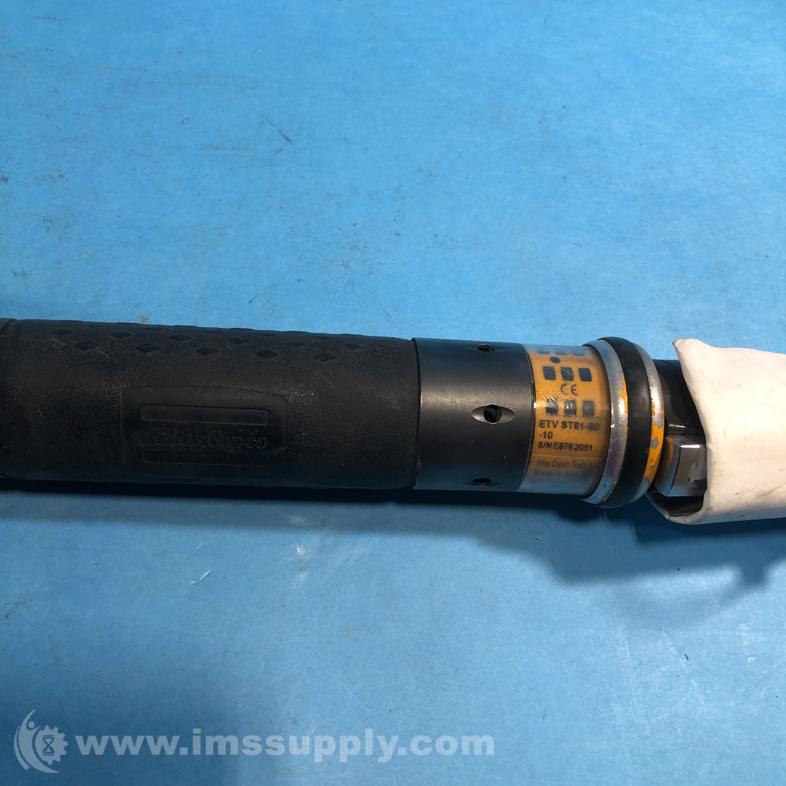 Atlas Copco ETV ST61-50-10 Pneumatic Right Angle nutrunner - IMS Supply