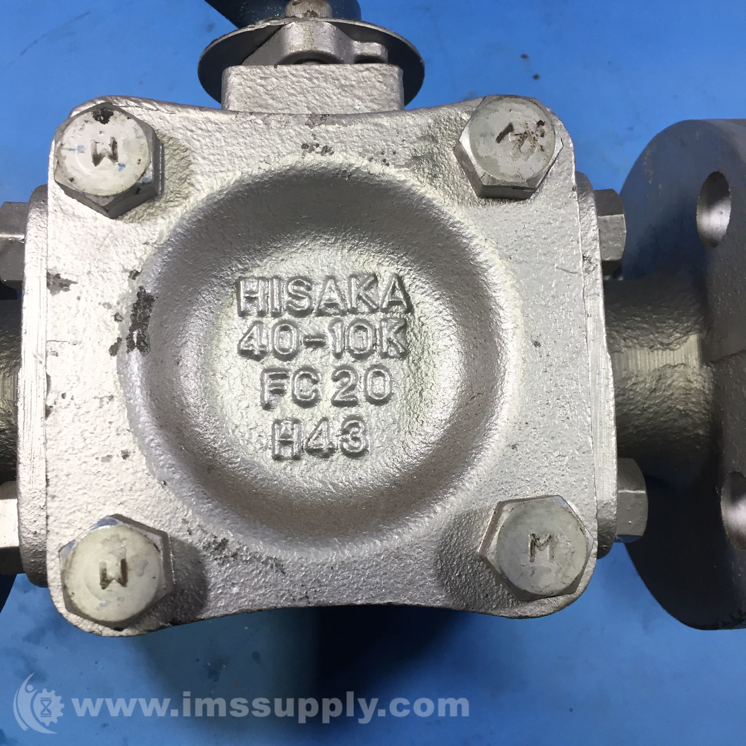 HISAKA 40-10K FC20 H43 3 Way Ball Valve - IMS Supply
