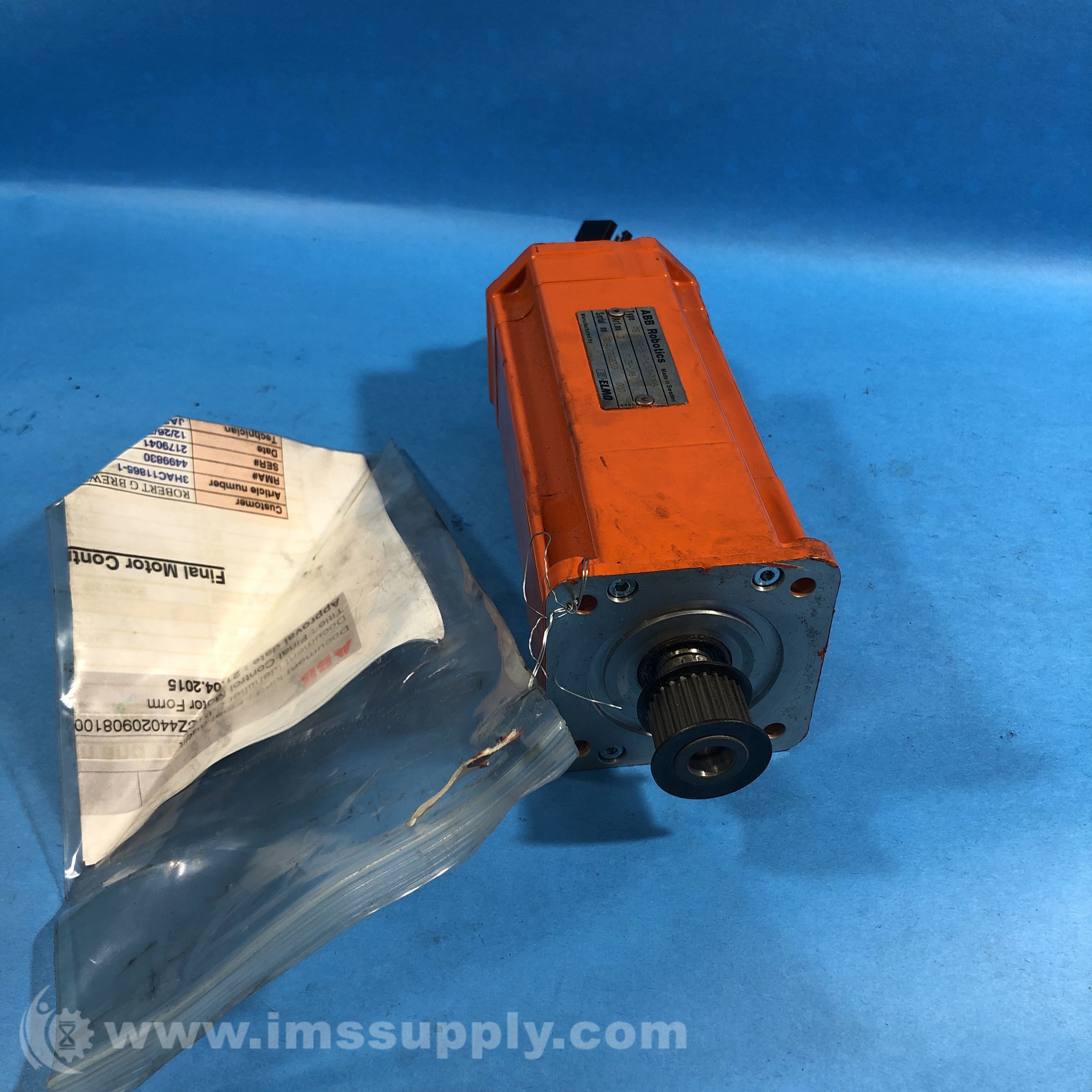 ABB 3HAB3125-1 PS 60/4-50-P-LSS-3985 Elmo Motor Unit Axis 4-6 - IMS Supply