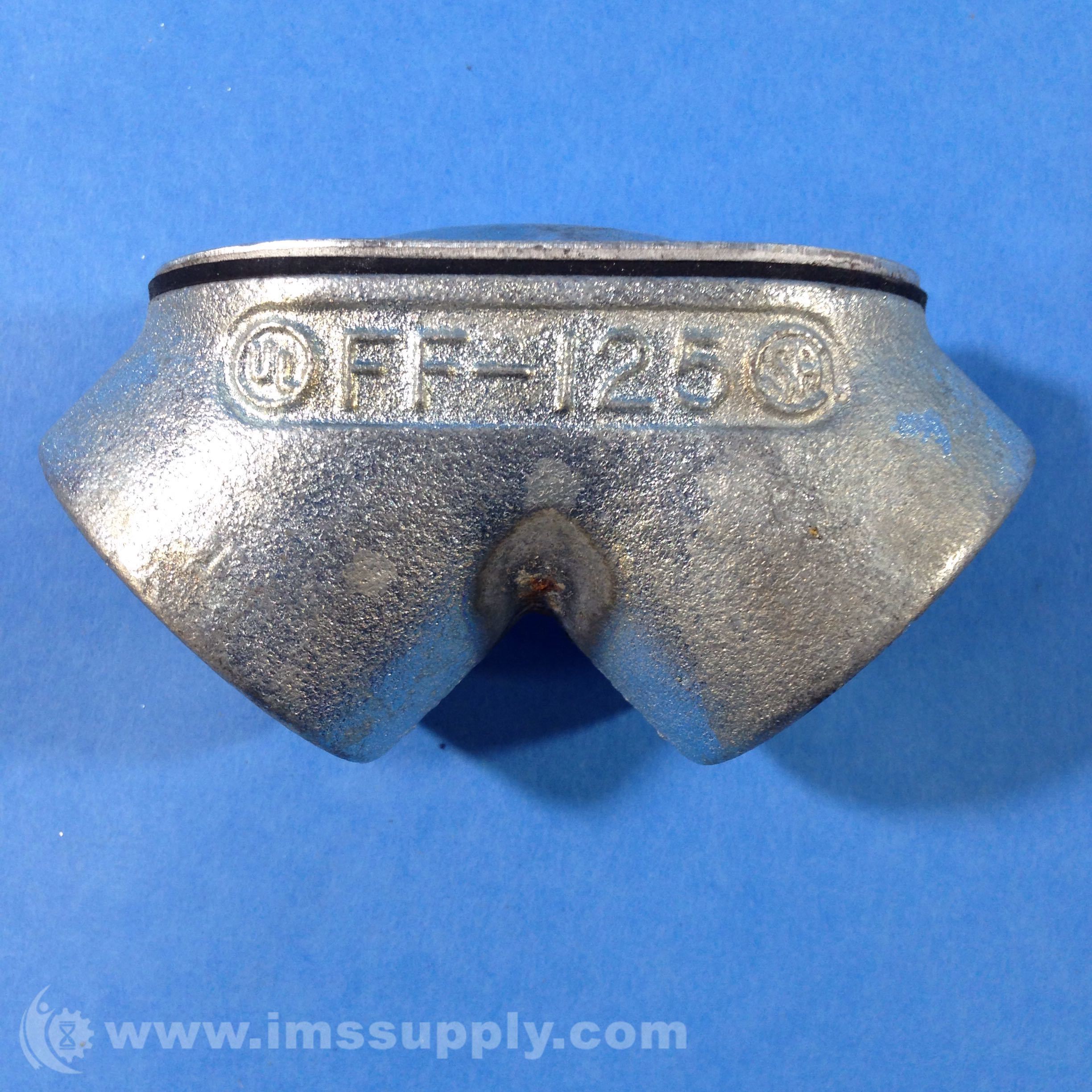 Egs FF-125 90 Degree Rigid Conduit Pull Elbow Malleable Iron - IMS Supply