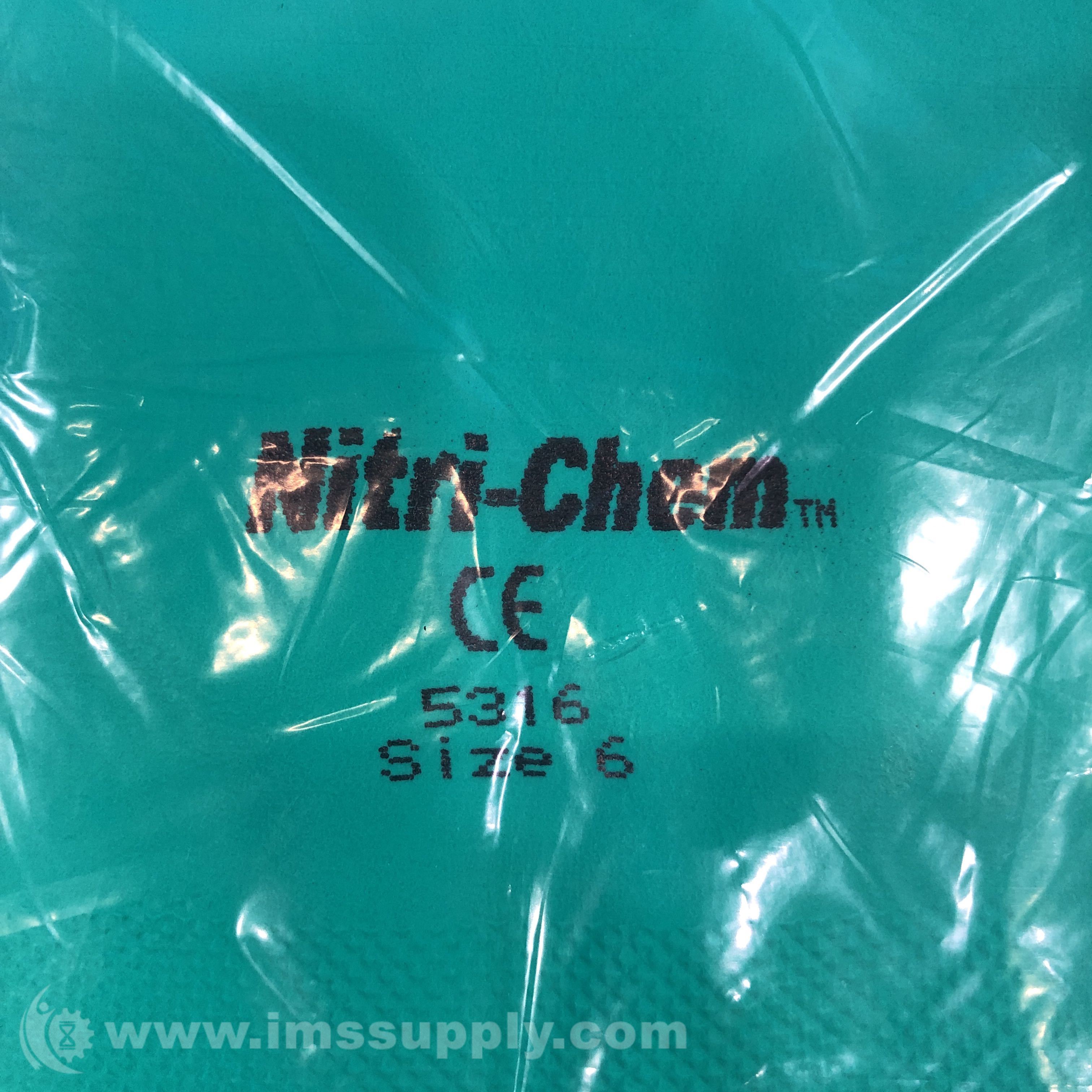 Memphis Glove Nitri-Chem Latex Work Gloves 5316 Size 6 Set of 2 - IMS ...